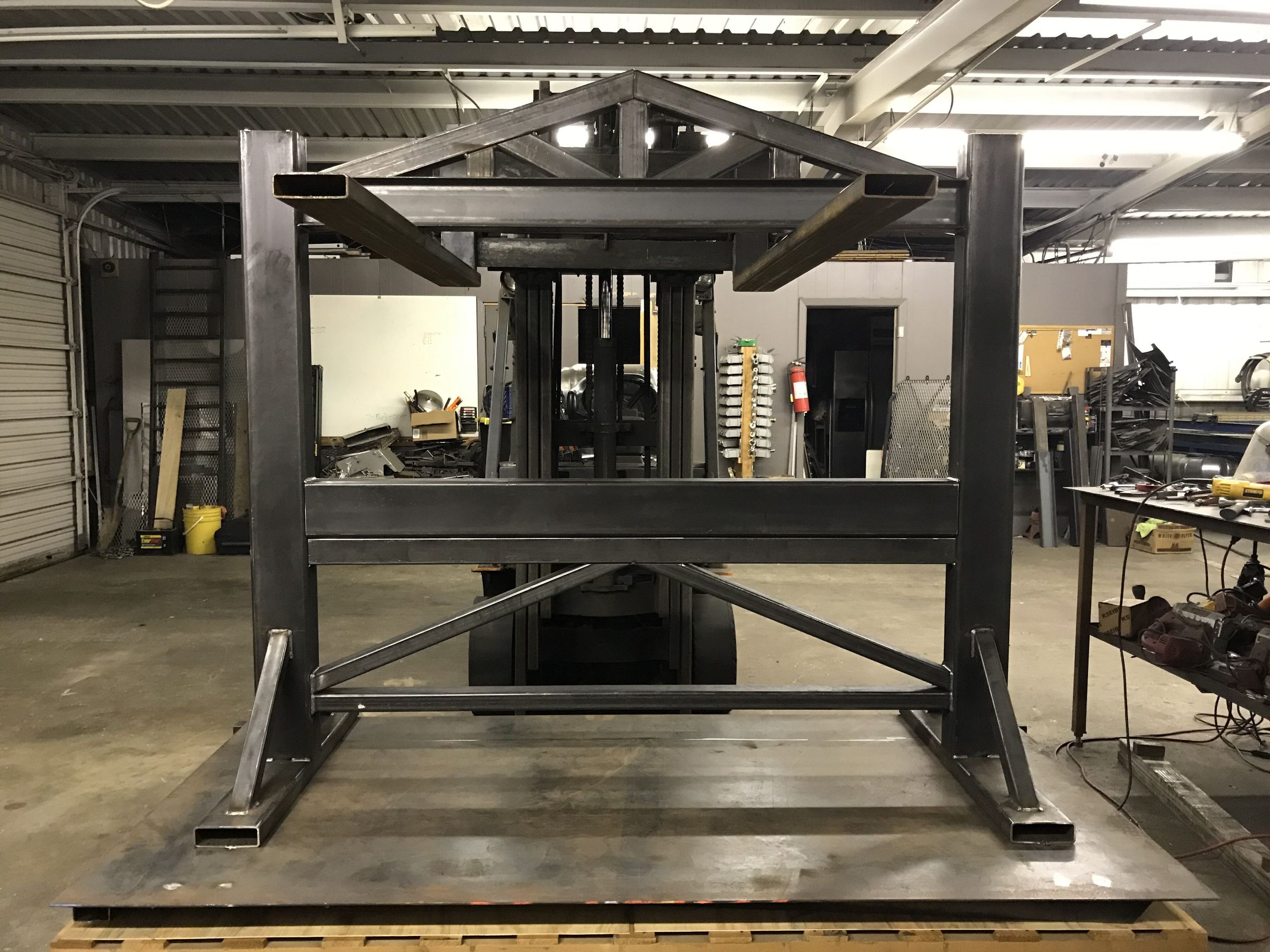 Building a 40 Ton Hydraulic Press Brake Machine : 21 Steps (with ...