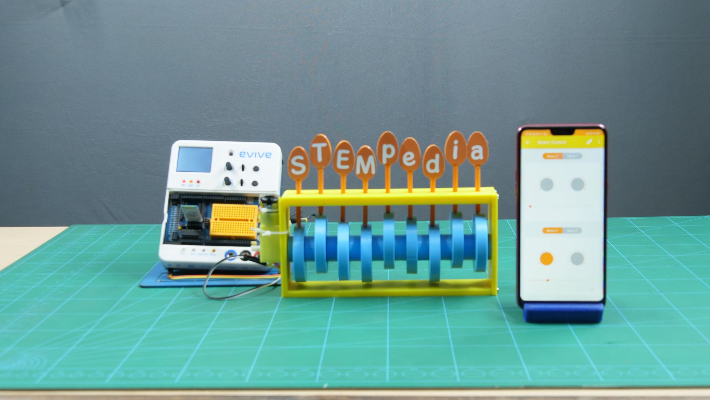 3D Printed Camshaft Text Display Using Evive(Arduino Embedded Platform ...