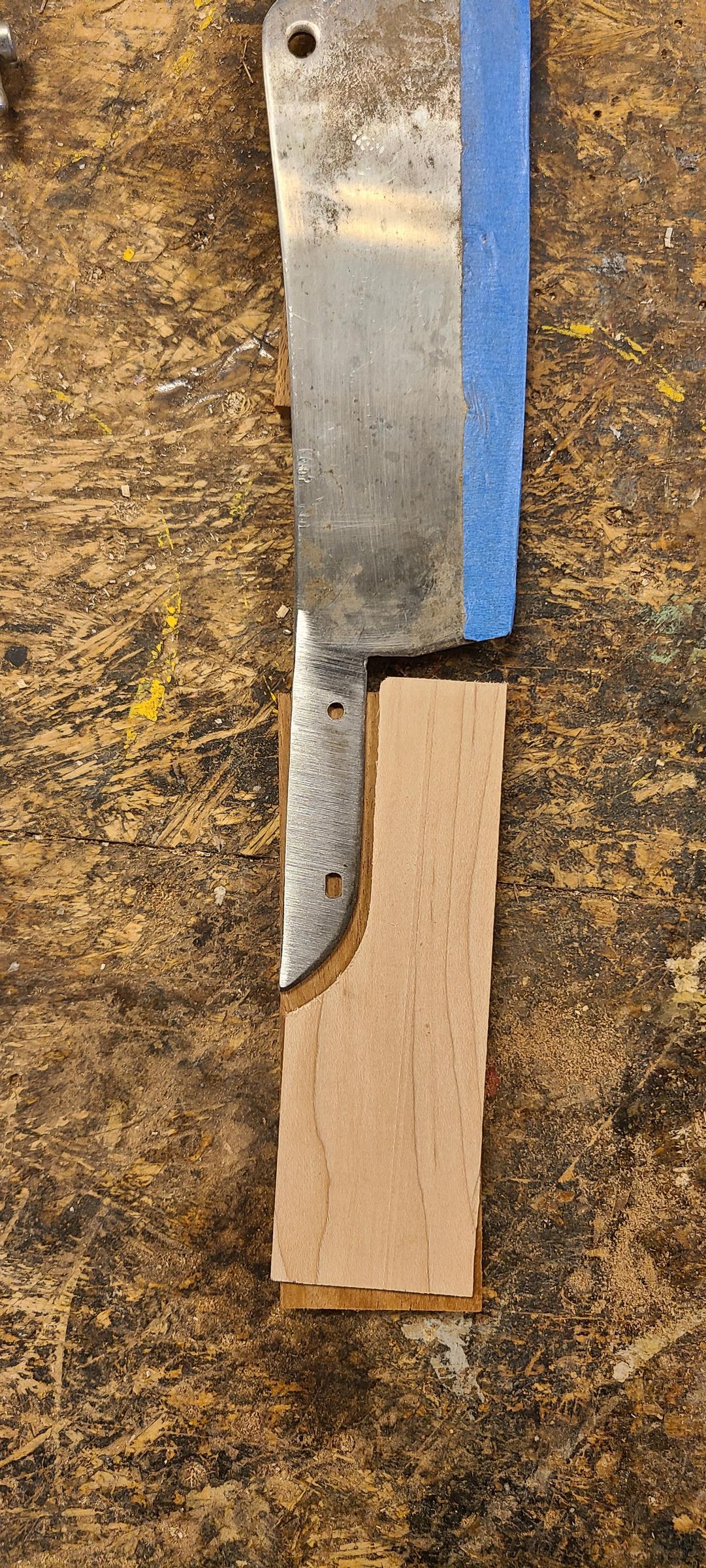 How to Fix an Old Cleaver and Turn It Into a Beautiful Like New Knife ...