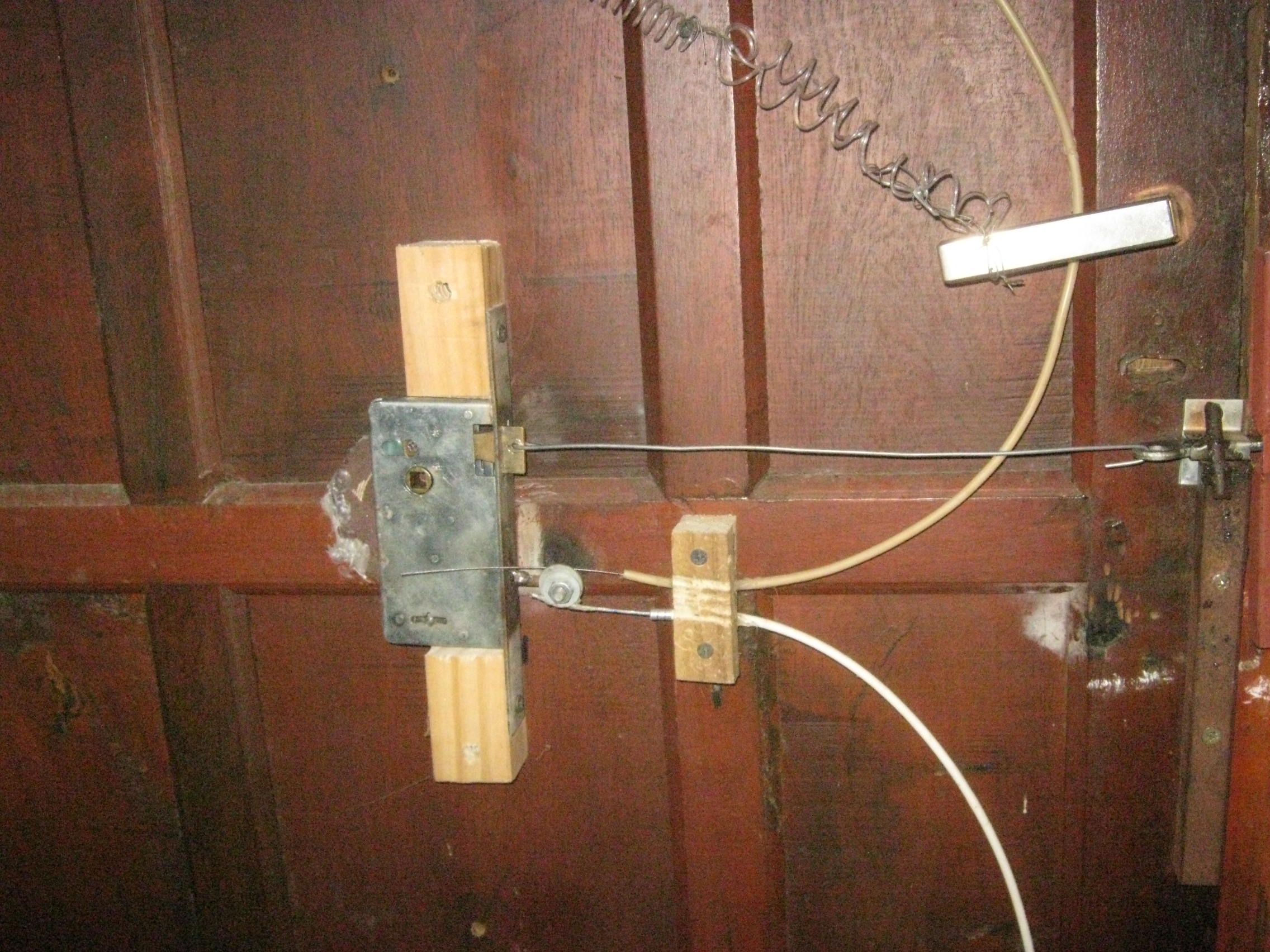 Door Security Mechanical System ( Poor Jaa ) - Instructables