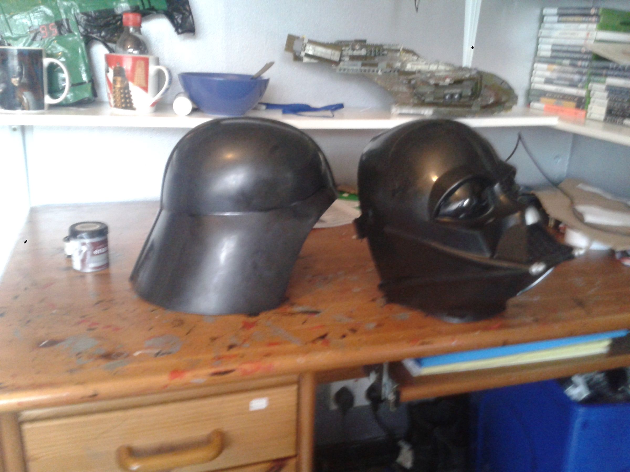 How to Make an Authentic Looking ESB Darth Vader Helmet : 6 Steps ...