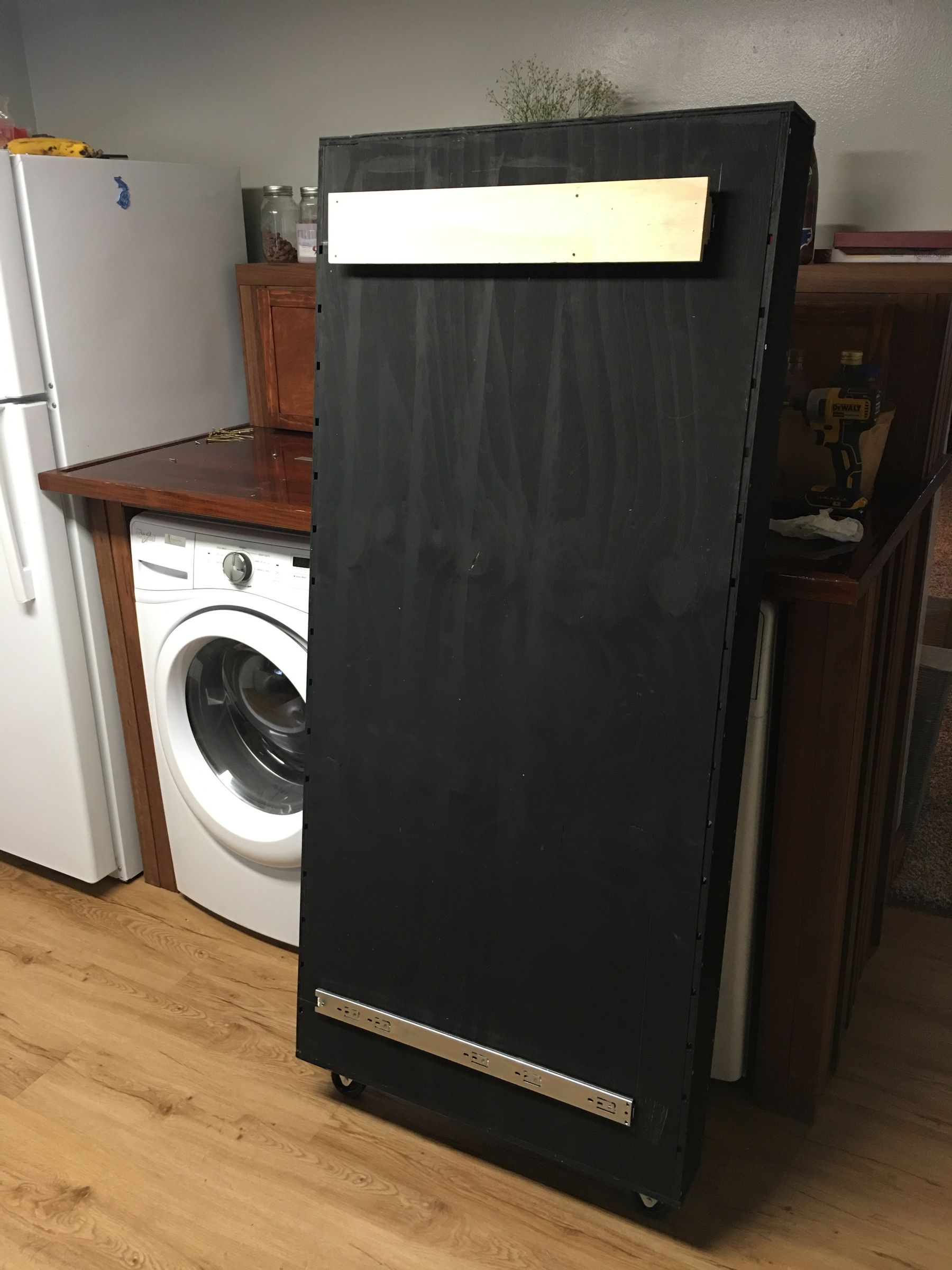 Slide Out Refrigerator Cabinet : 10 Steps (with Pictures) - Instructables