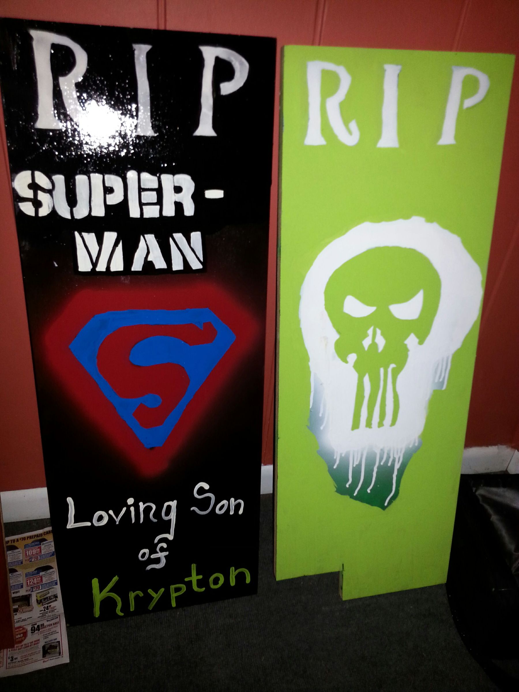 Super Hero Graveyard Tombstones : 6 Steps (with Pictures) - Instructables