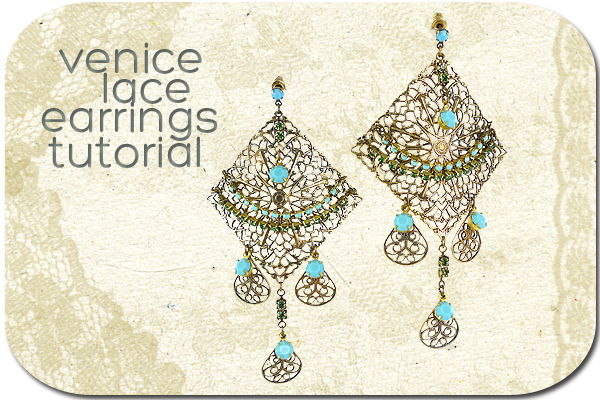 Venice Lace Earring : 6 Steps - Instructables