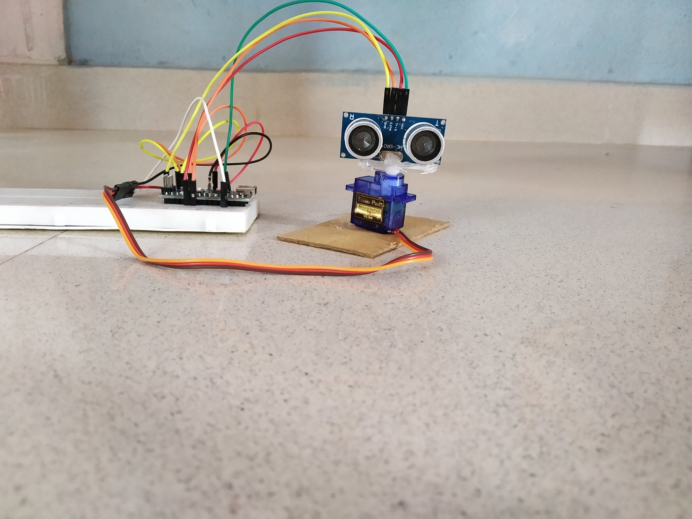 Ultrasonic Radar Using Arduino And Serial Plotter 8 Steps Instructables