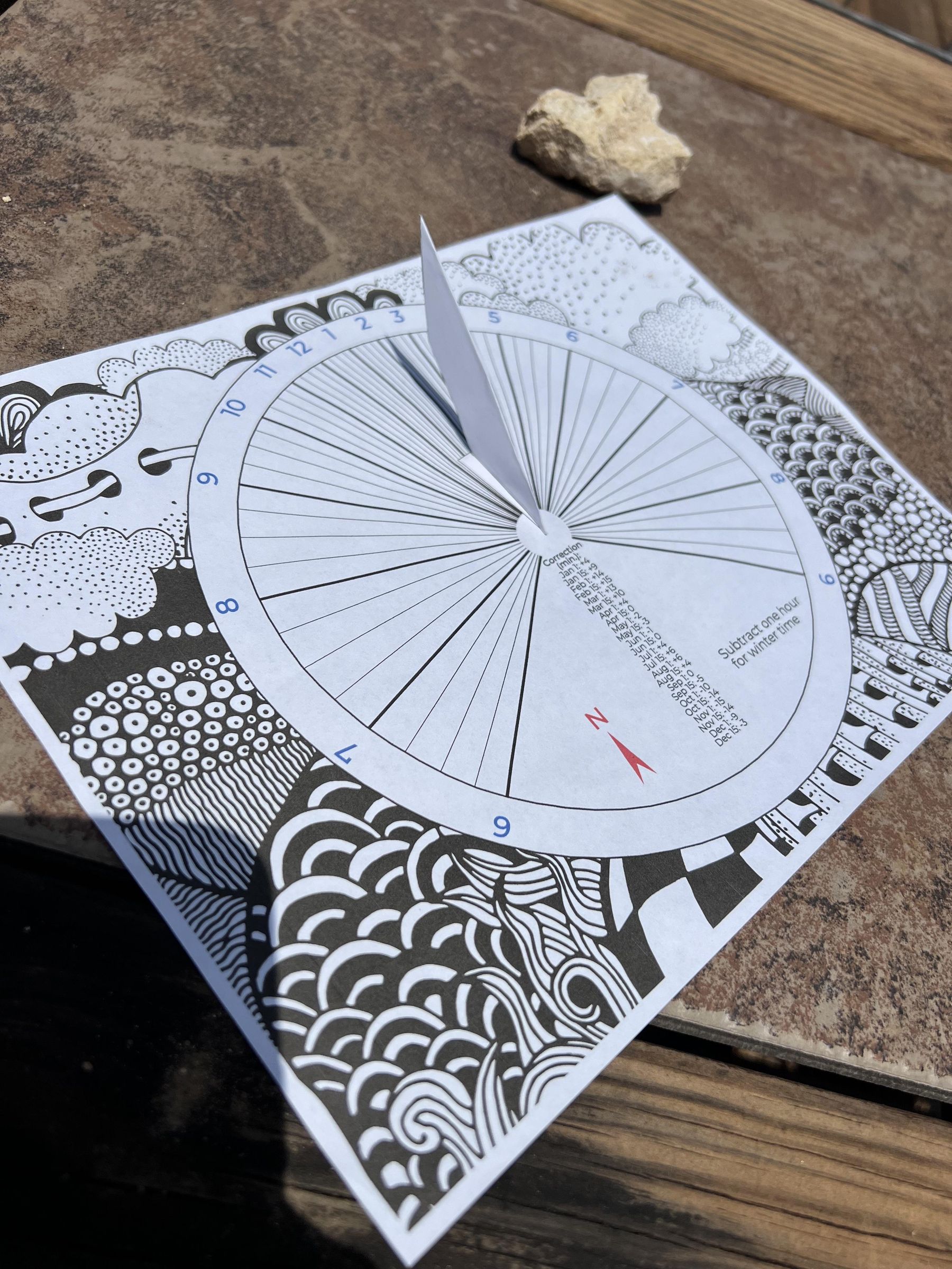 15-minute Paper-craft Sundial : 7 Steps (with Pictures) - Instructables