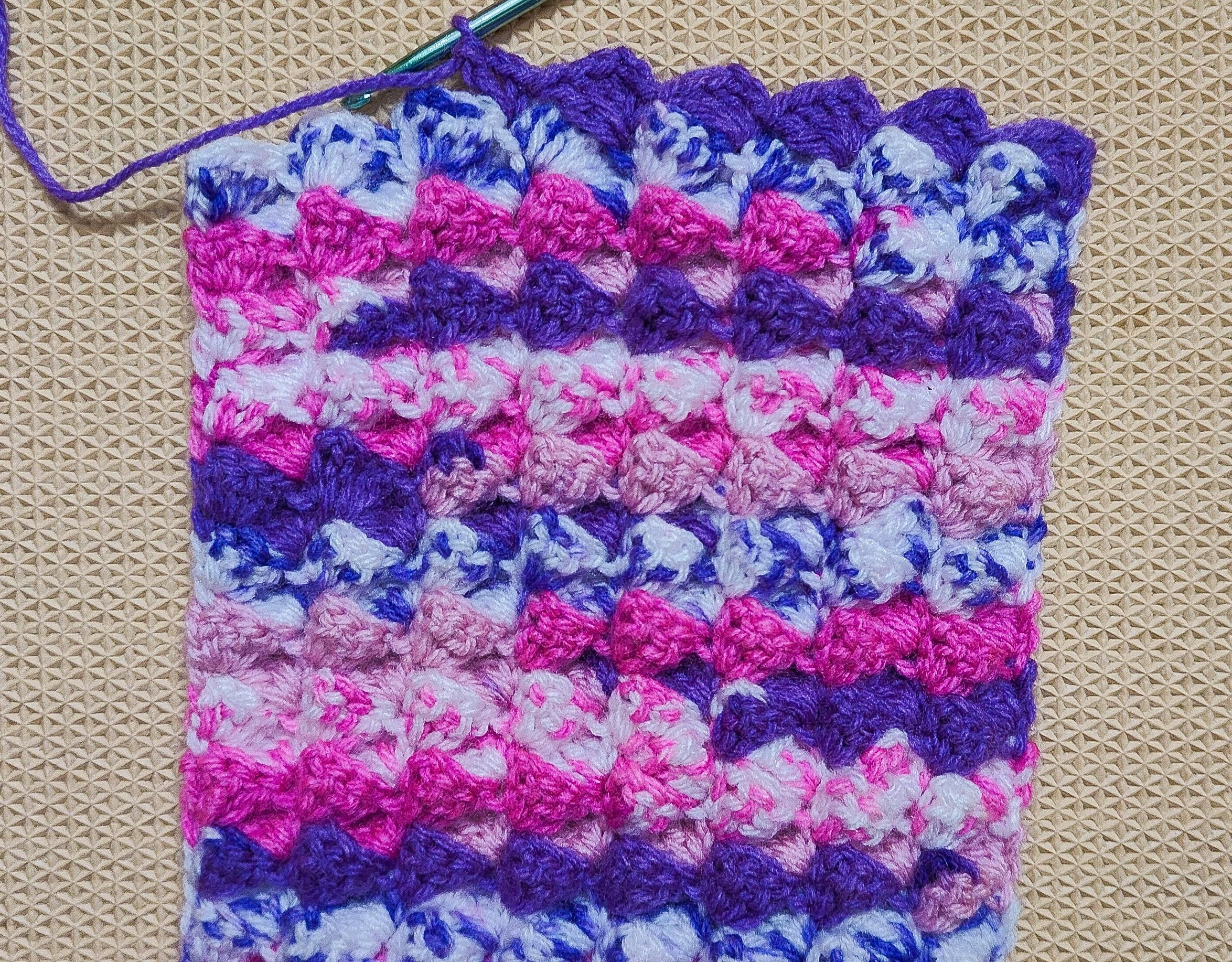 Easiest One Row Repeat Crochet Scarf Pattern : 6 Steps (with Pictures ...