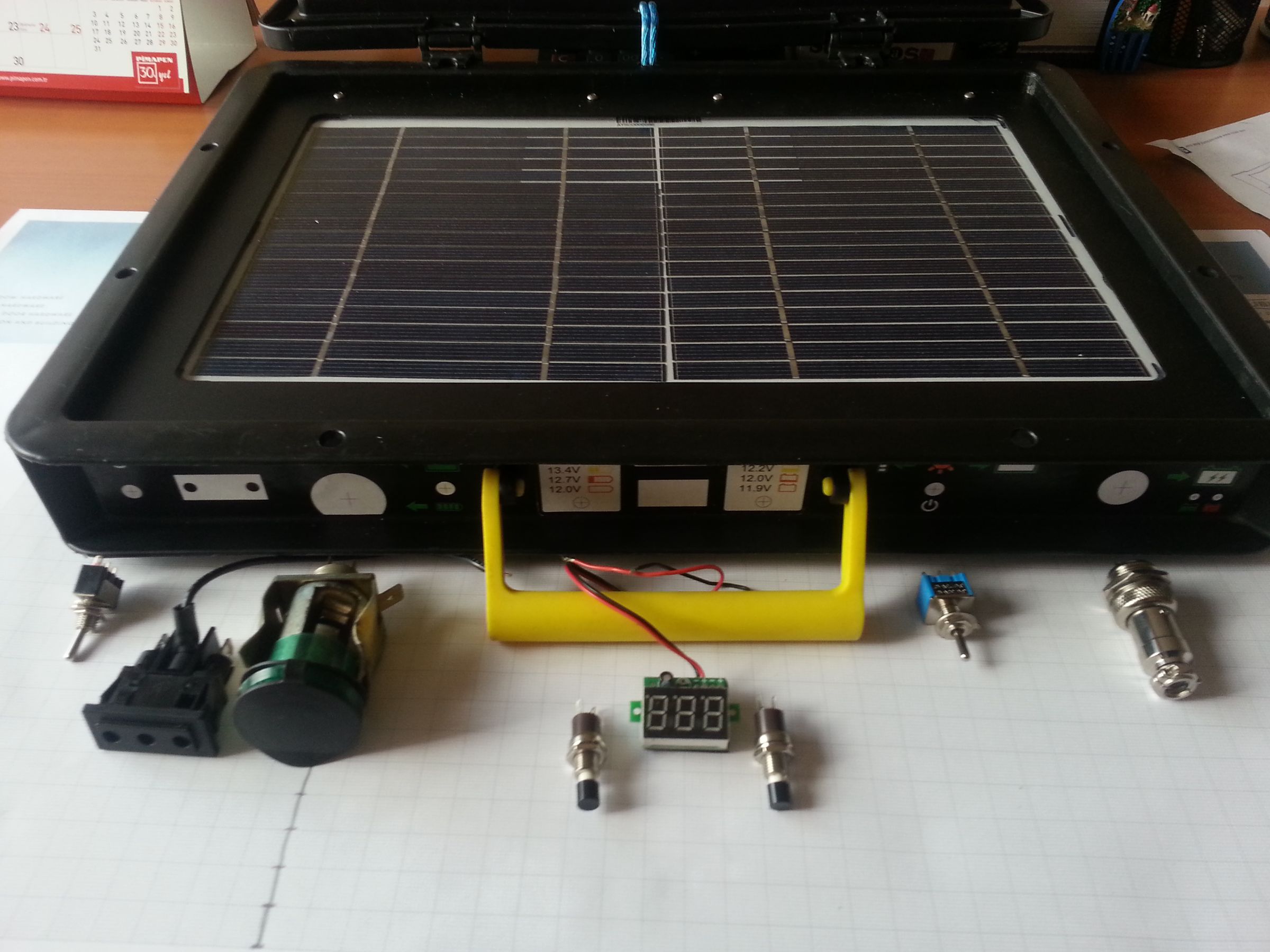 All in One Portable Solar Power Unit: 220V + 12V + 5V + Automatic ...