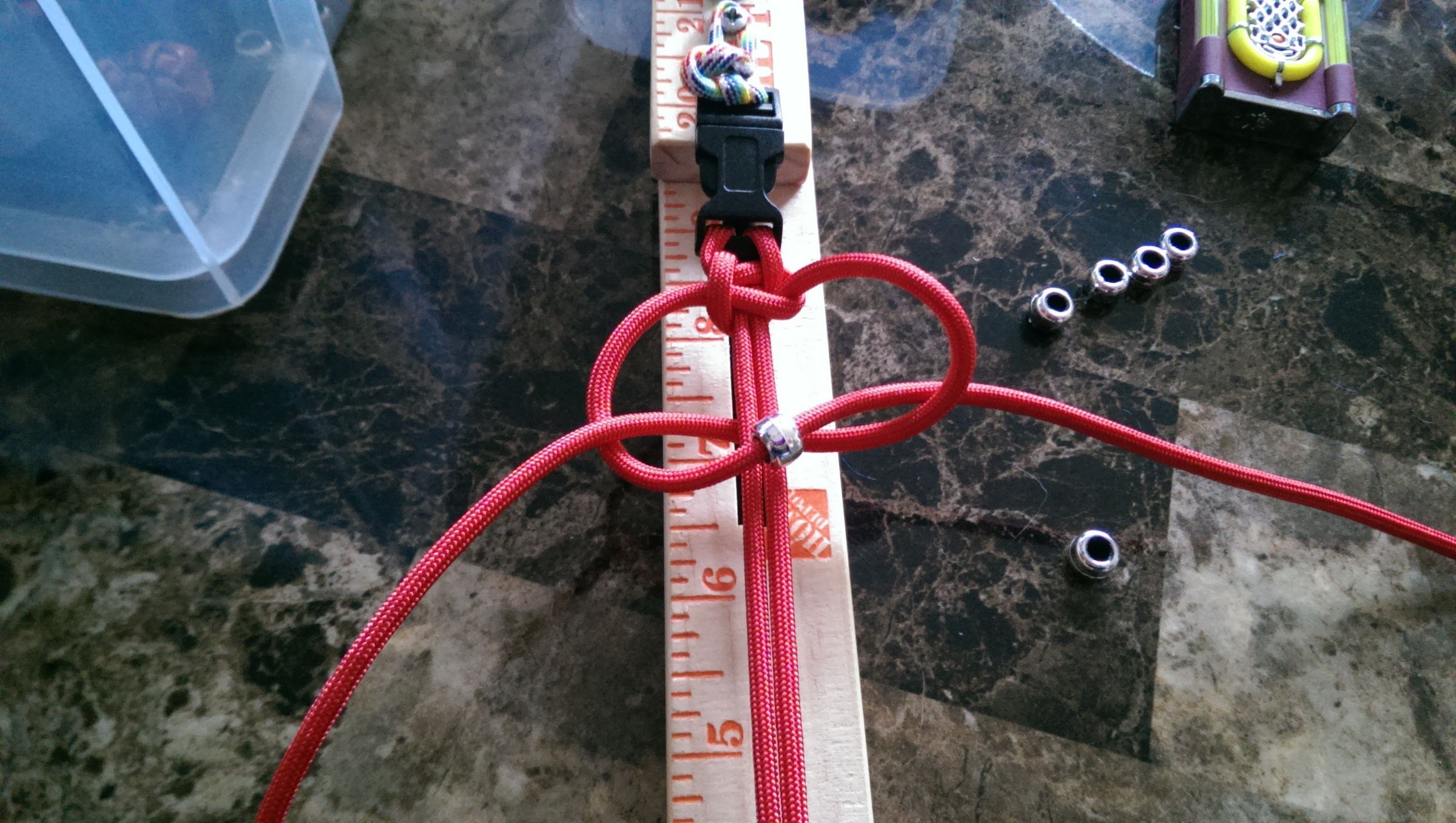 Beaded Paracord Bracelet : 7 Steps - Instructables