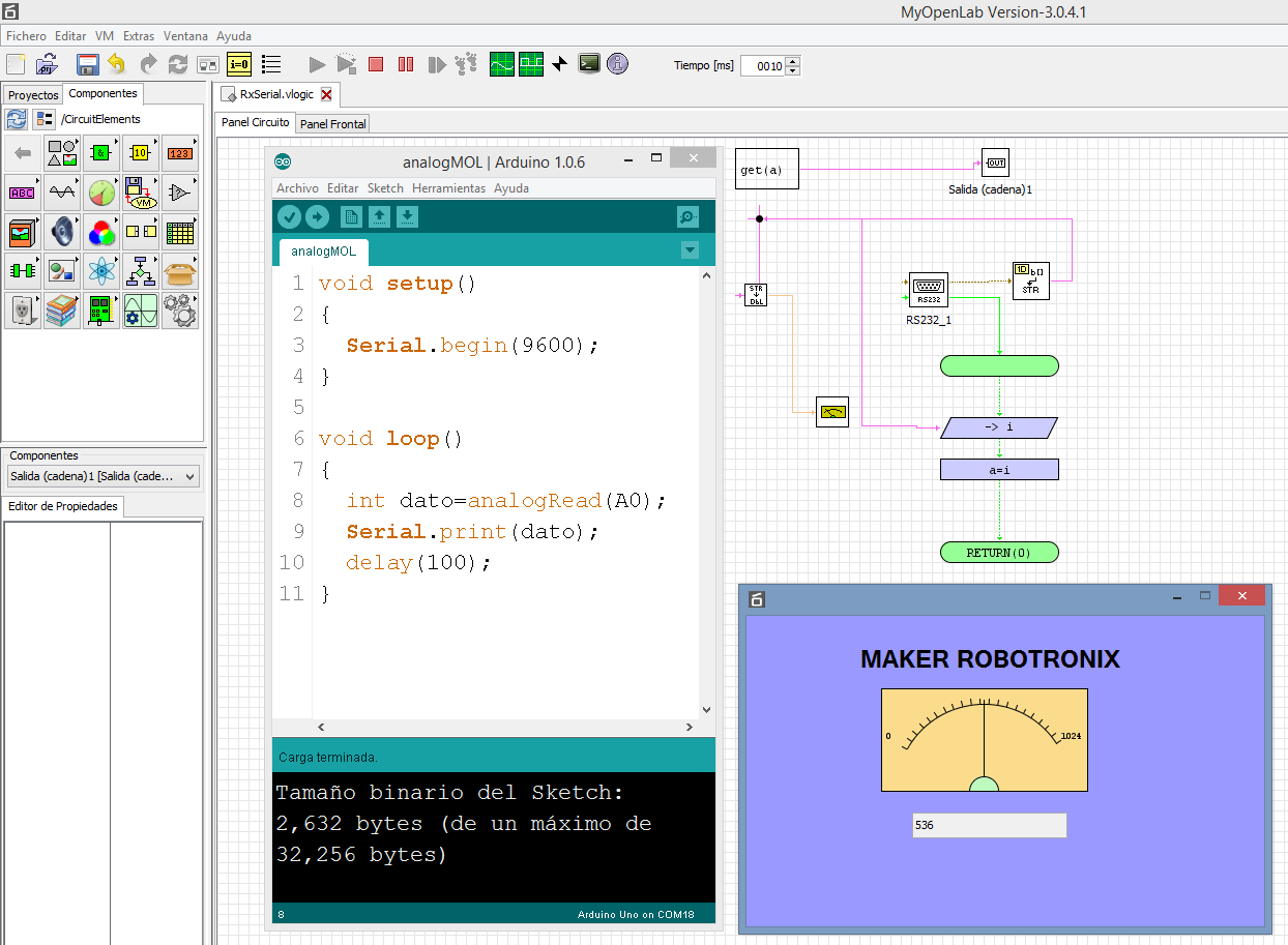 RS232 Con MyOpenLab : 4 Steps - Instructables