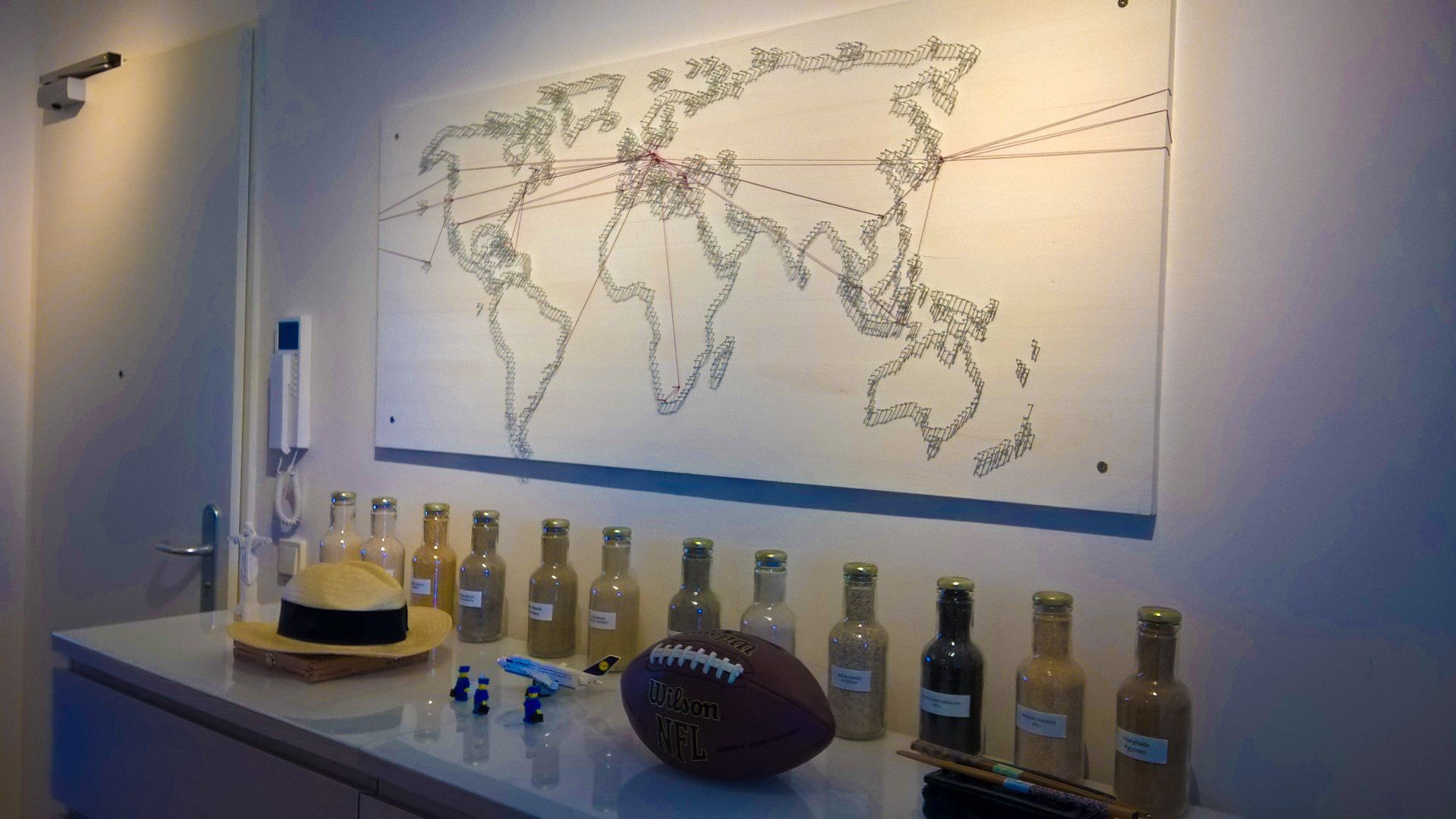 Visited Countries String Art Map : 10 Steps (with Pictures) - Instructables