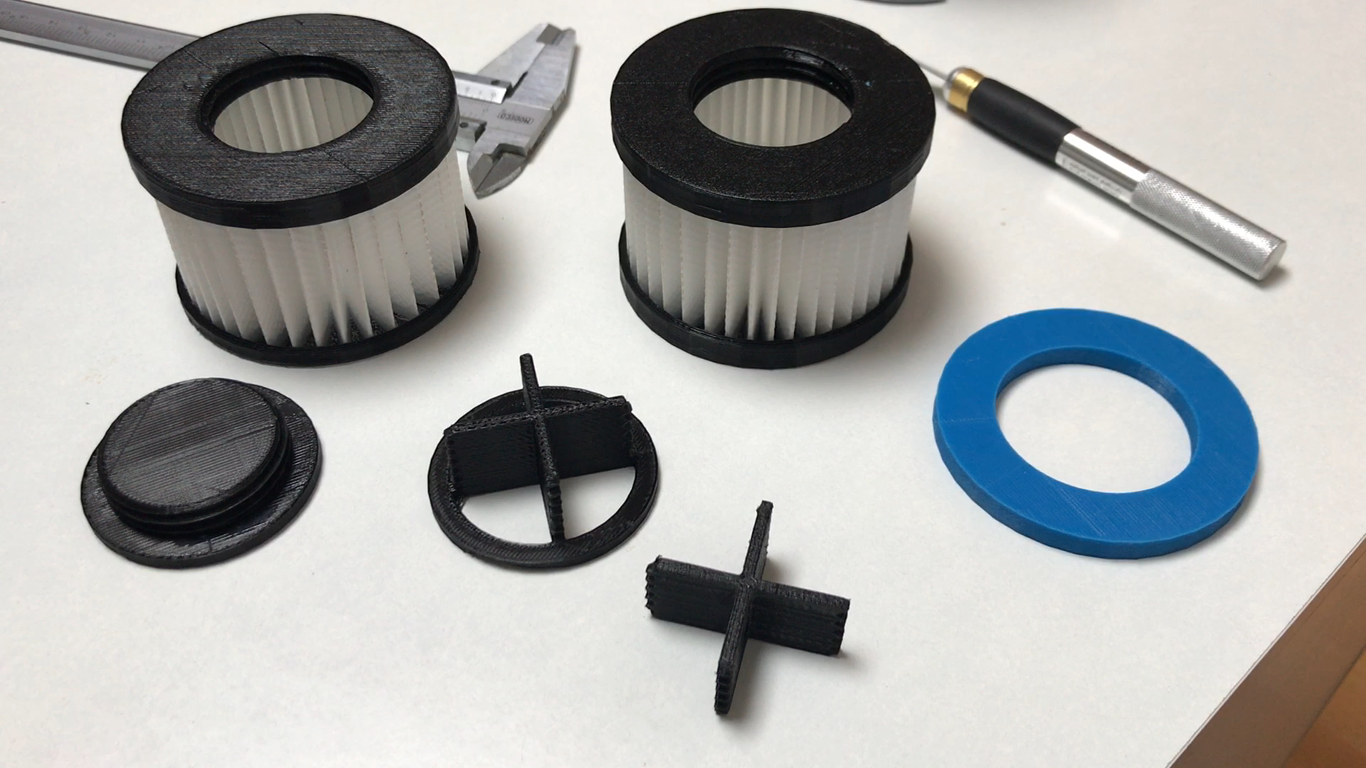 DIY Universal HEPA Filter Prototype Made With Open Source 3D Printed ...