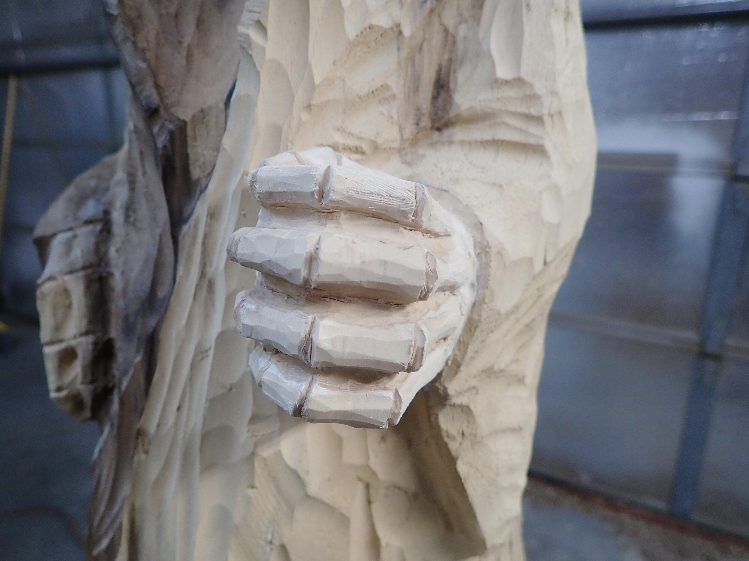 Grim Reaper Carved From a Walnut Log : 17 Steps (with Pictures ...