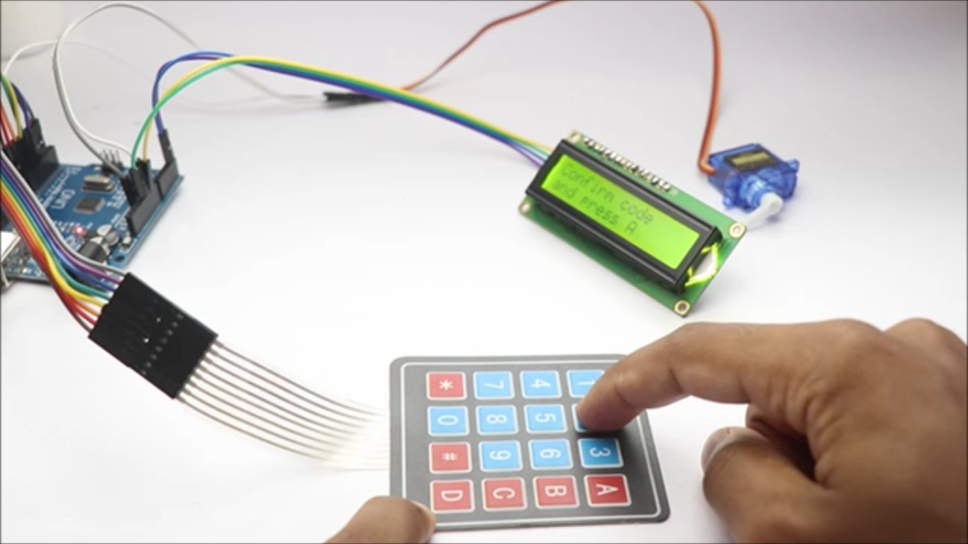 Arduino Password Gate Lock System in a Simple Way : 5 Steps (with Pictures) - Instructables