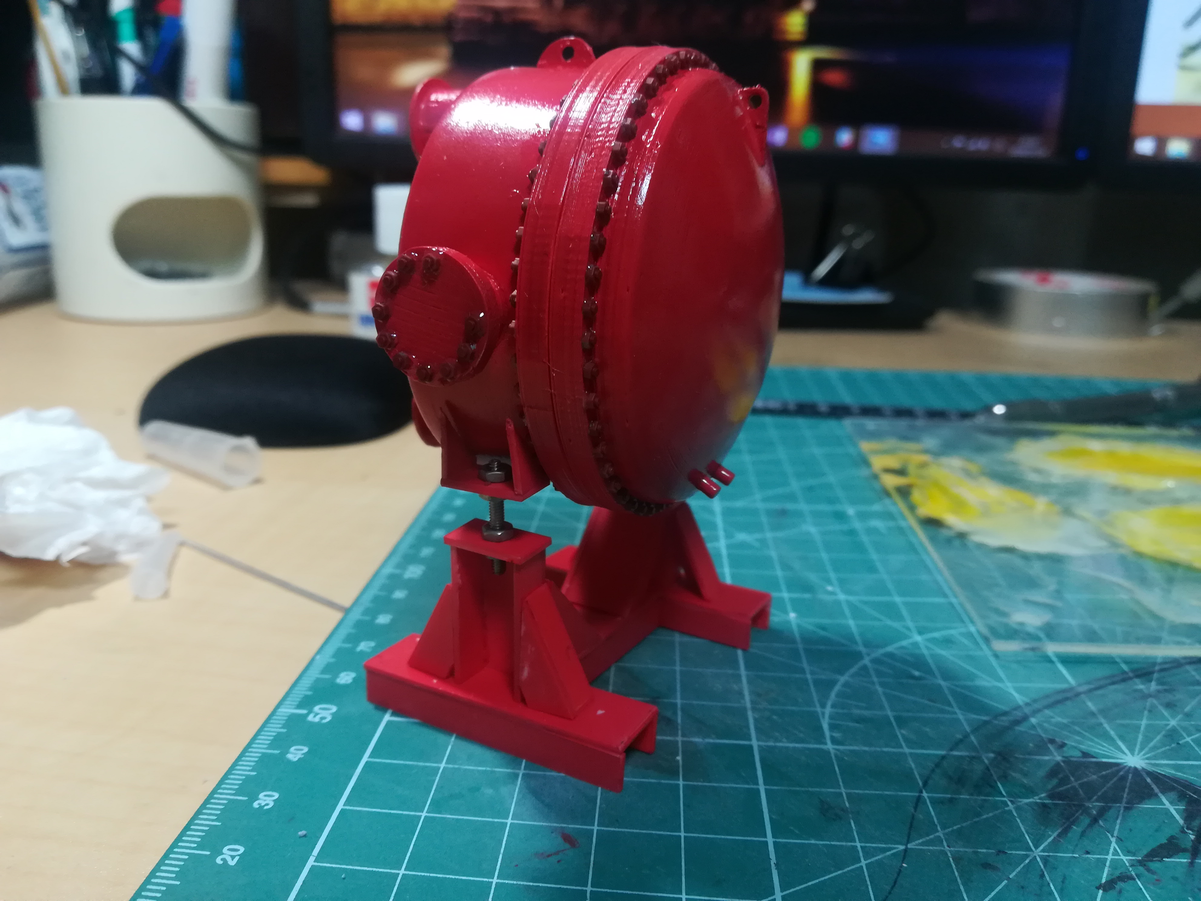 Scale Model of Dynamitron Particle Accelerator : 4 Steps (with Pictures ...