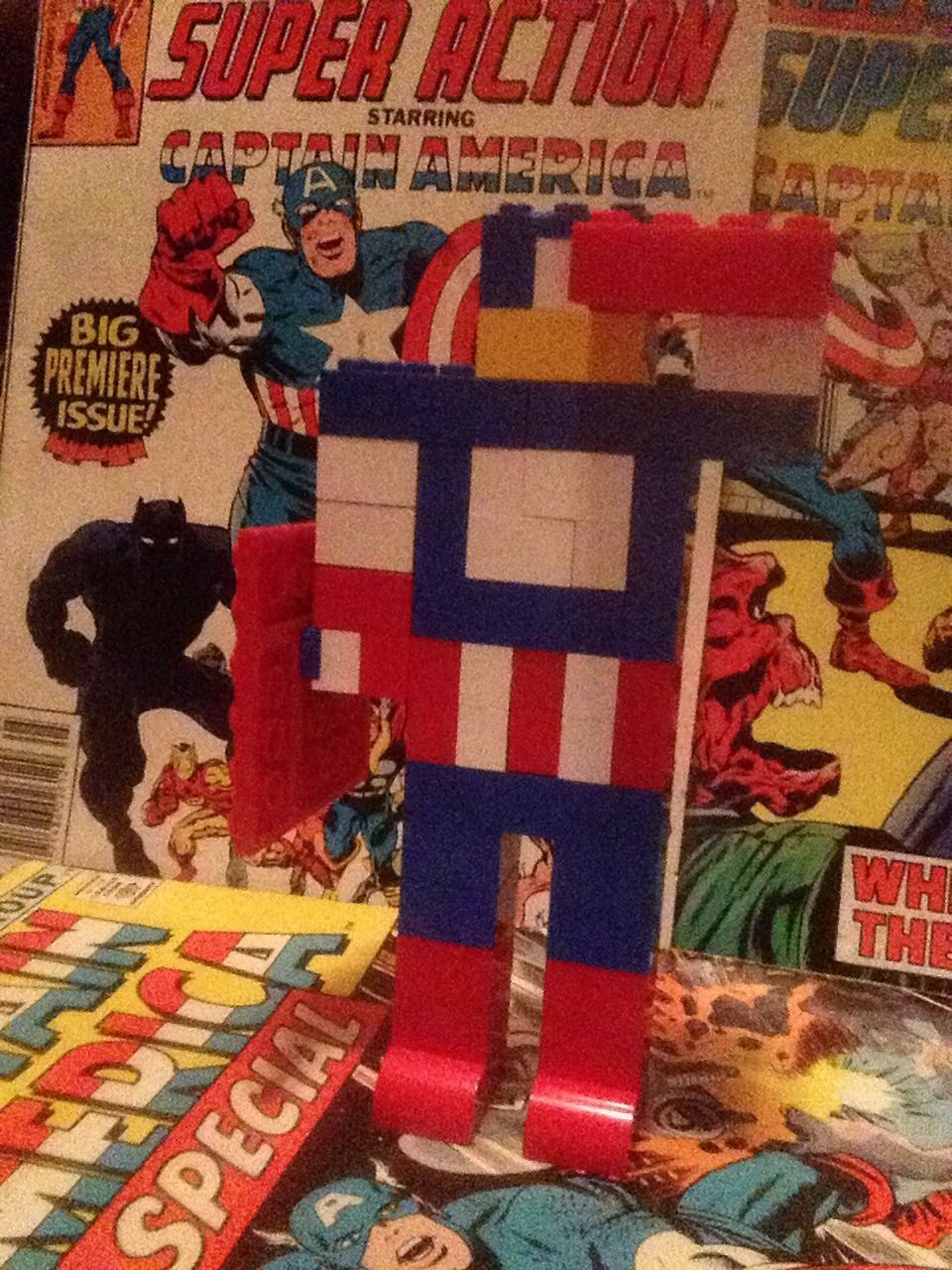 Lego Captain America : 8 Steps - Instructables