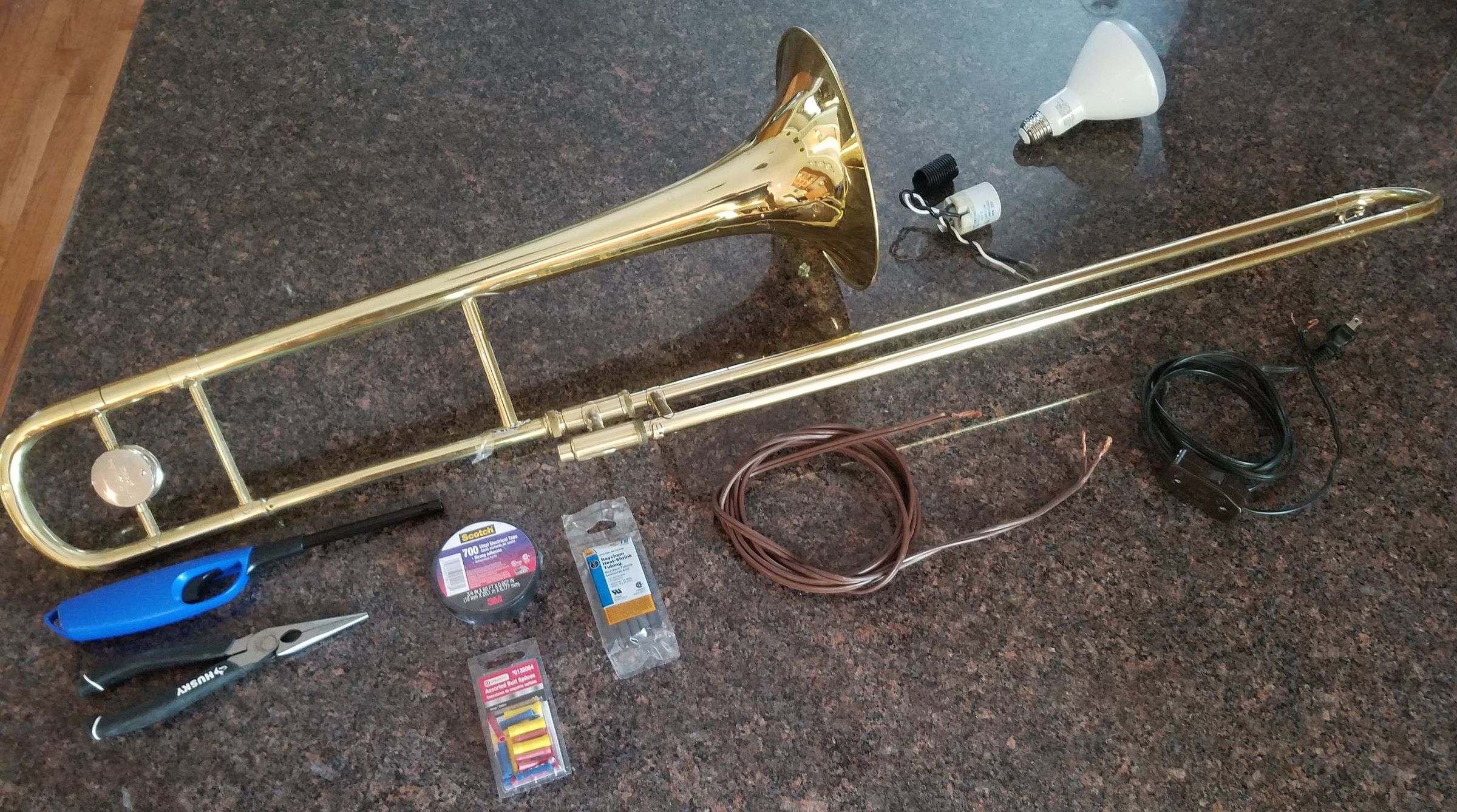 Trombone Lamp! : 6 Steps (with Pictures) - Instructables