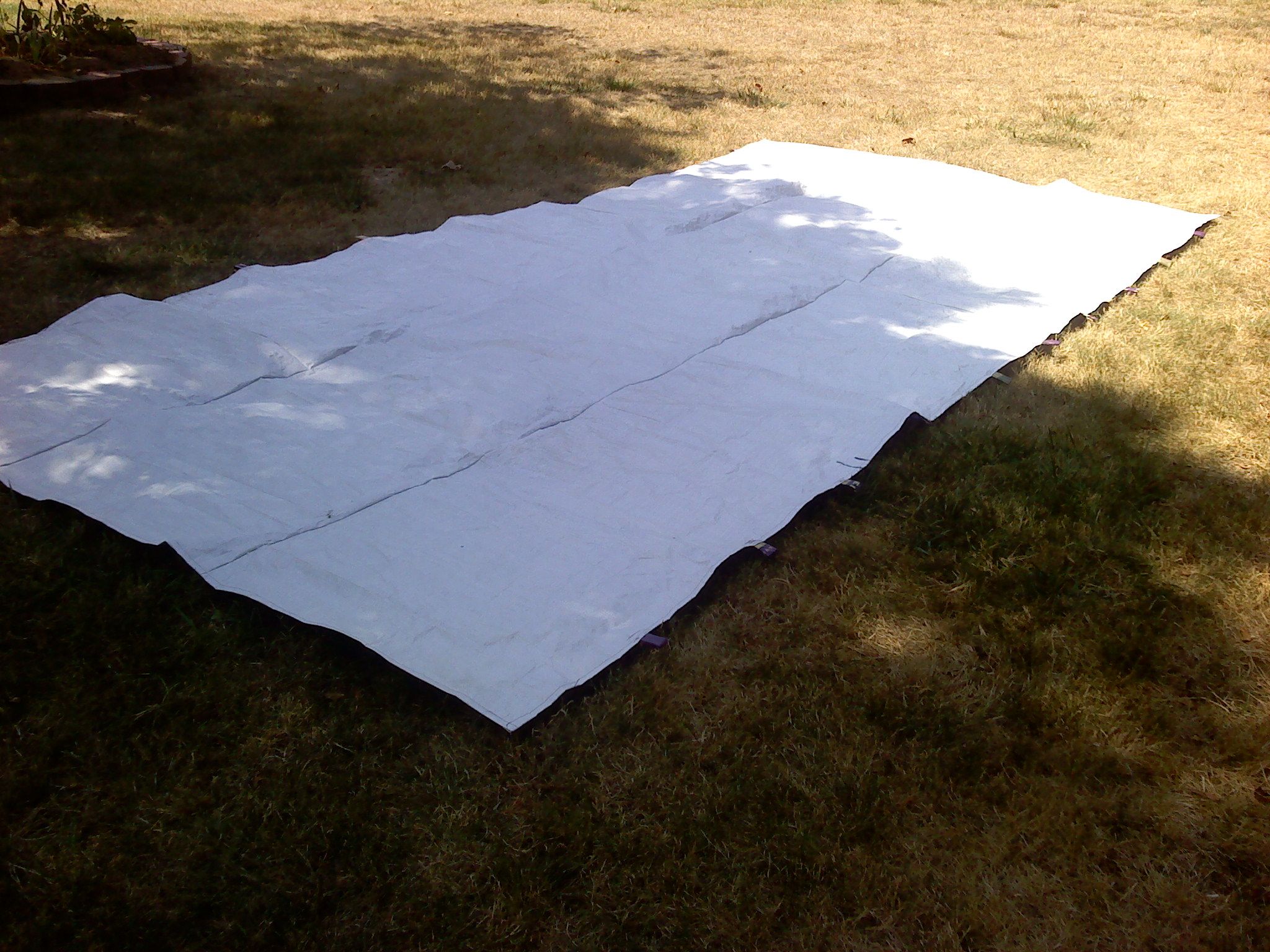 DIY Tarp Cover Made From Feed Sacks : 4 Steps (with Pictures ...