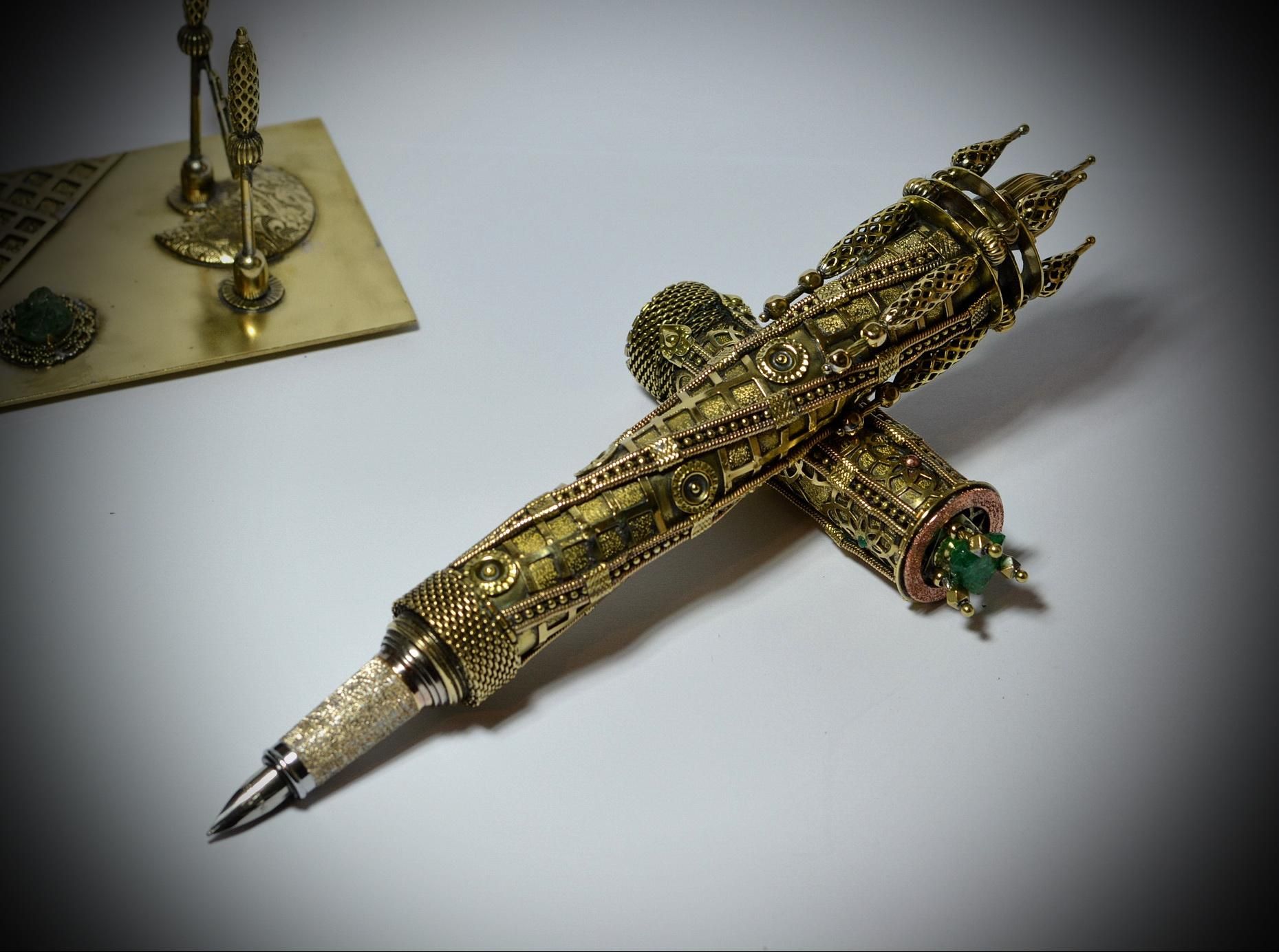 Fountain Pen "Arabesque", Desktop Pen. : 5 Steps - Instructables