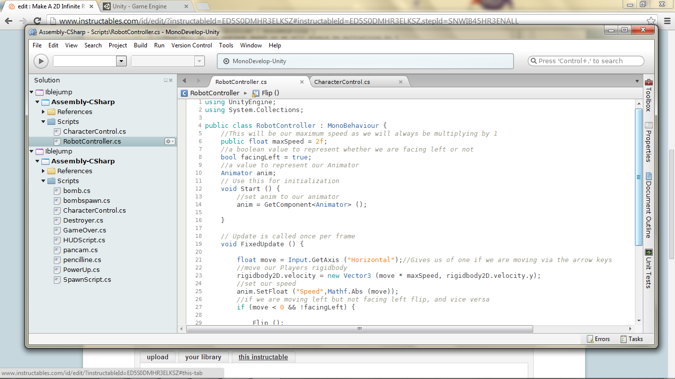 Make a 2D Video Game With Unity : 19 Steps (with Pictures) - Instructables