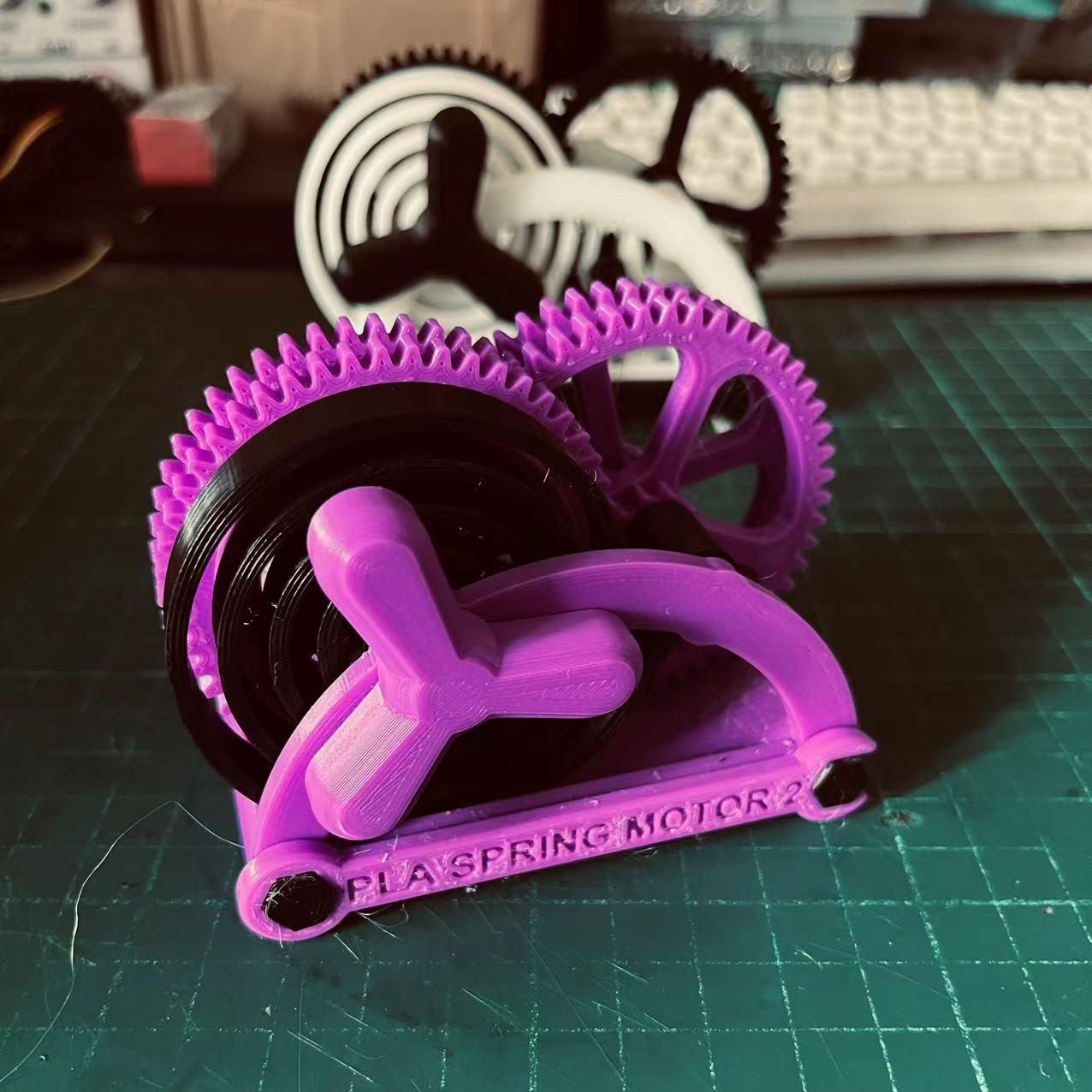 PLA Spring Motor Demonstrator 2 : 3 Steps (with Pictures) - Instructables