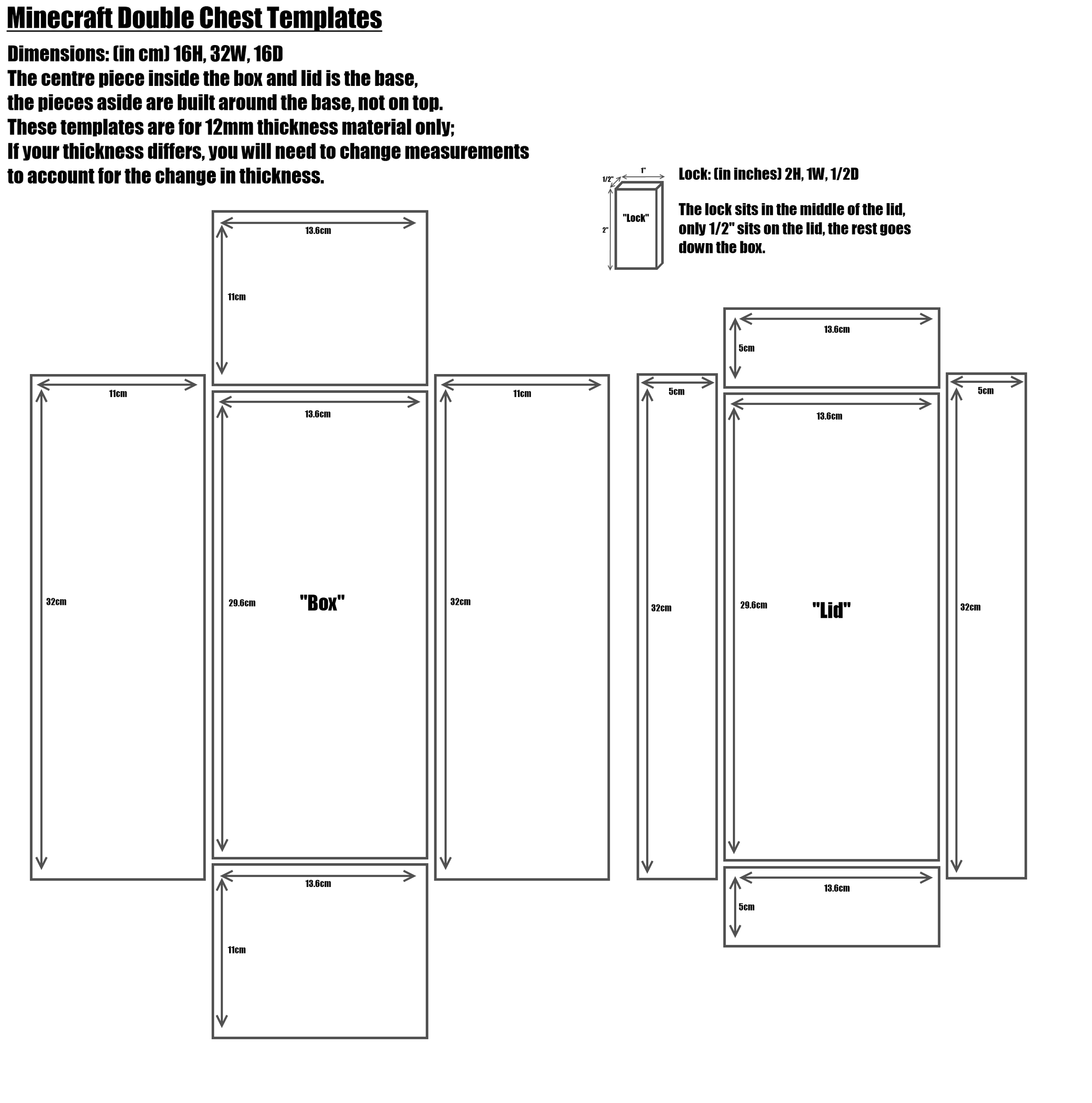 Minecraft: Steve Model! With Bonus Double Chest! : 20 Steps (with ...
