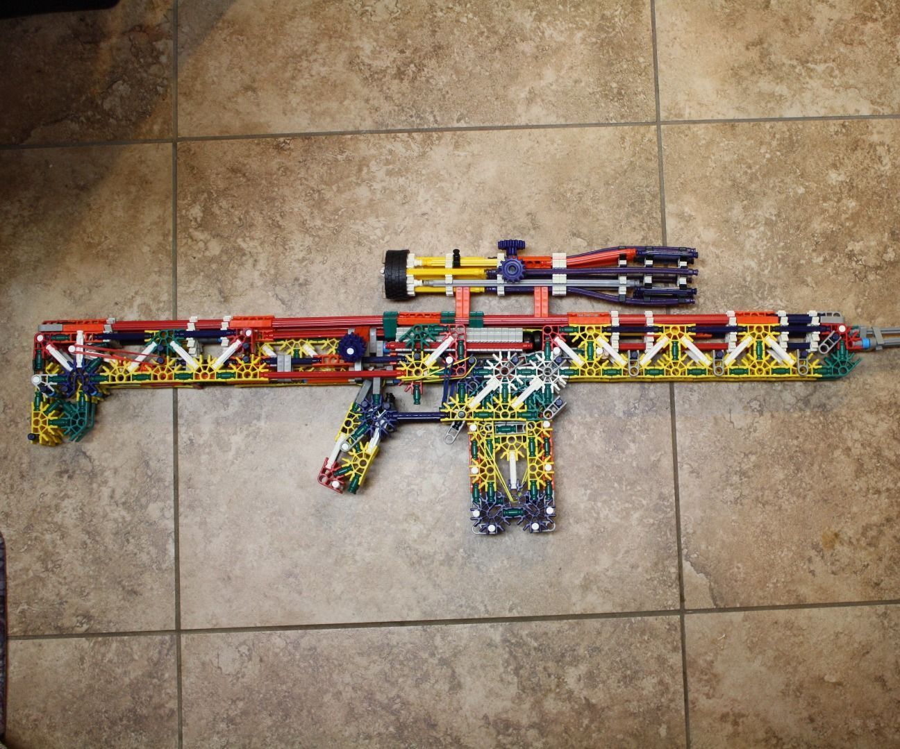 K'nex Bolt Action Sniper : 4 Steps - Instructables
