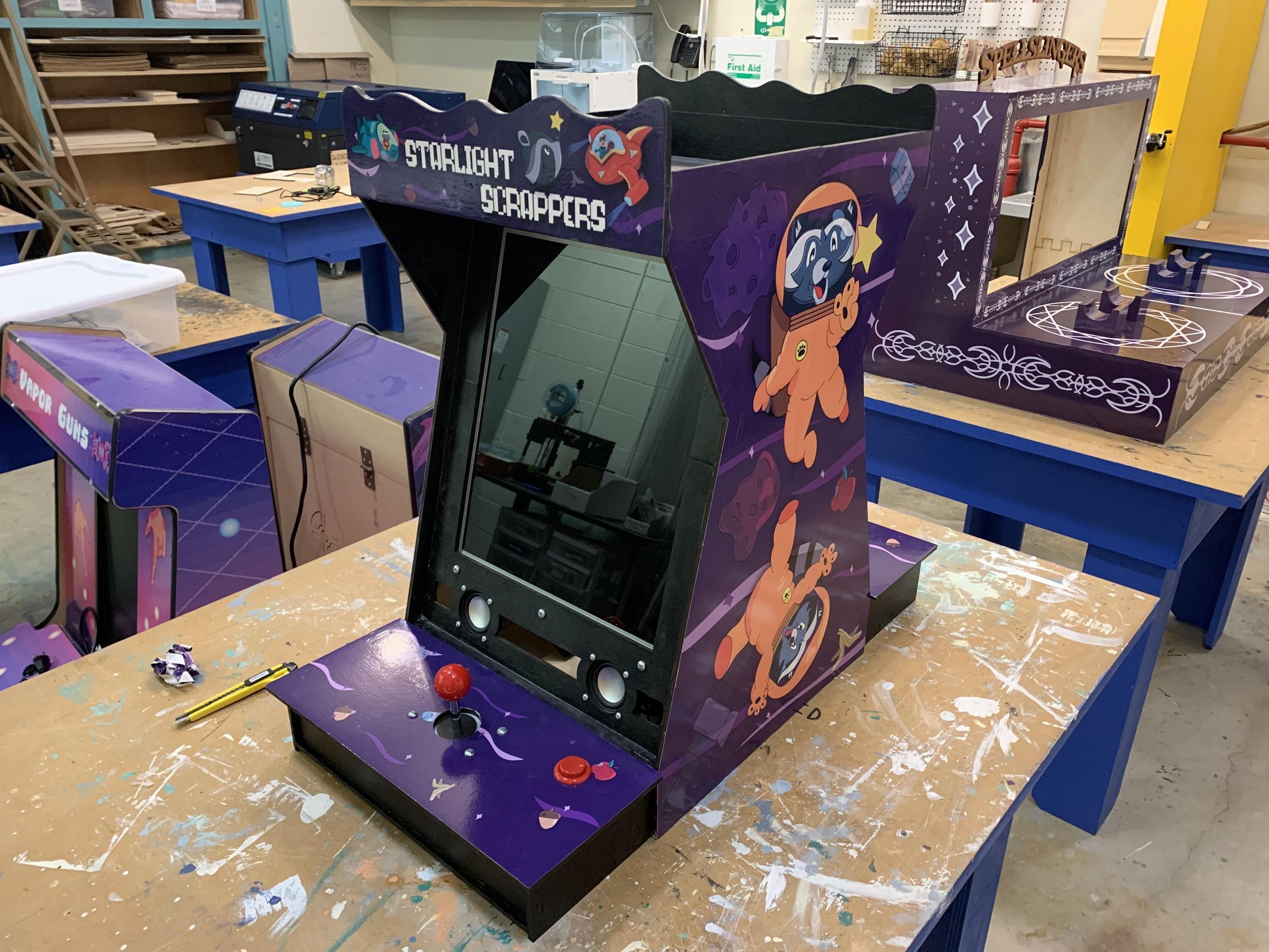 Starlight Scrappers Arcade Cabinet : 4 Steps - Instructables