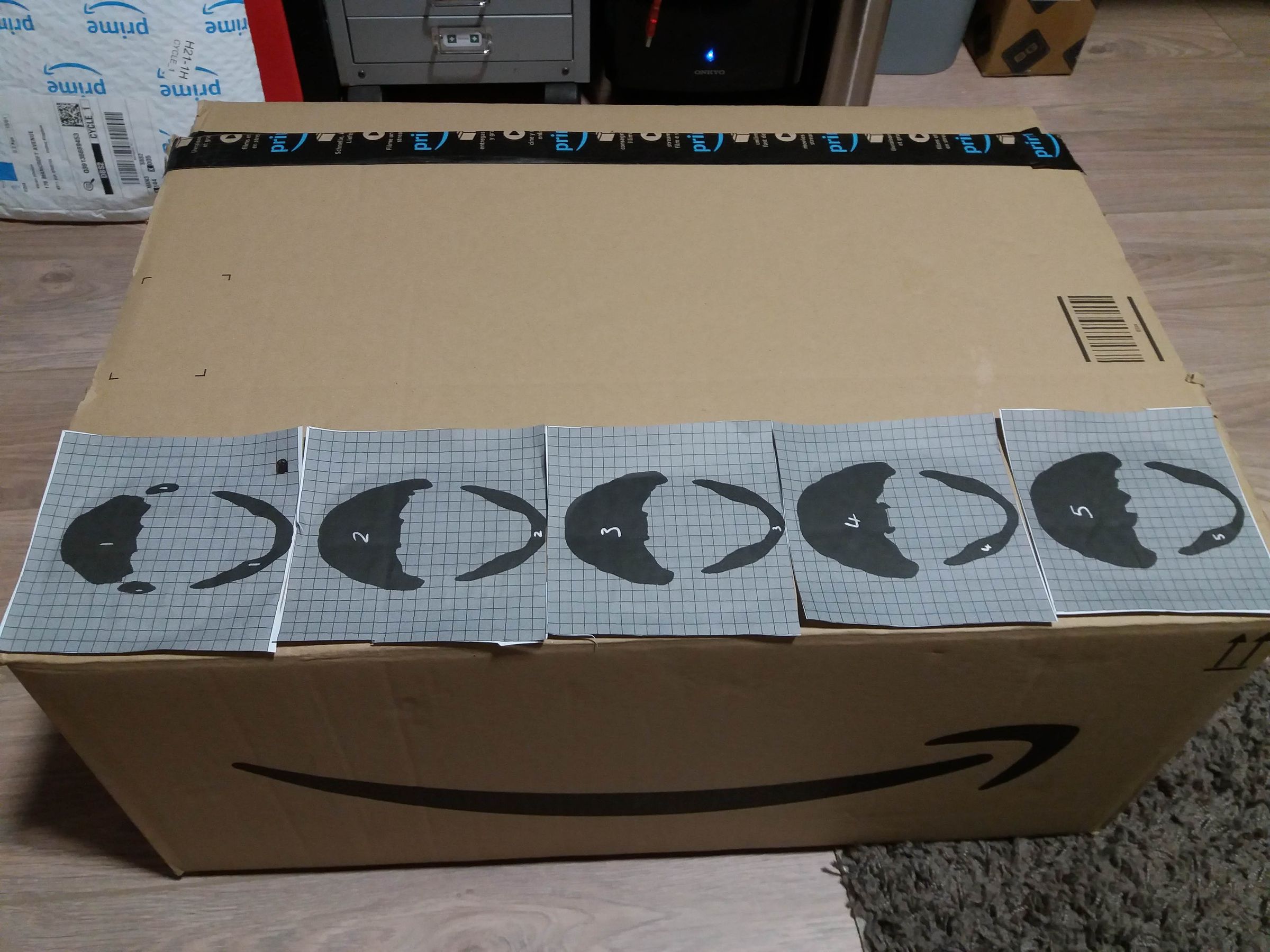 Making a Minimalistic Skull Out of Cardboard : 6 Steps (with Pictures ...