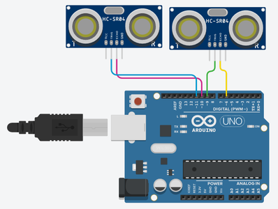 Lendo Valores De Distância De Um Sensor Ultrassônico Por Meio Do Serial ...