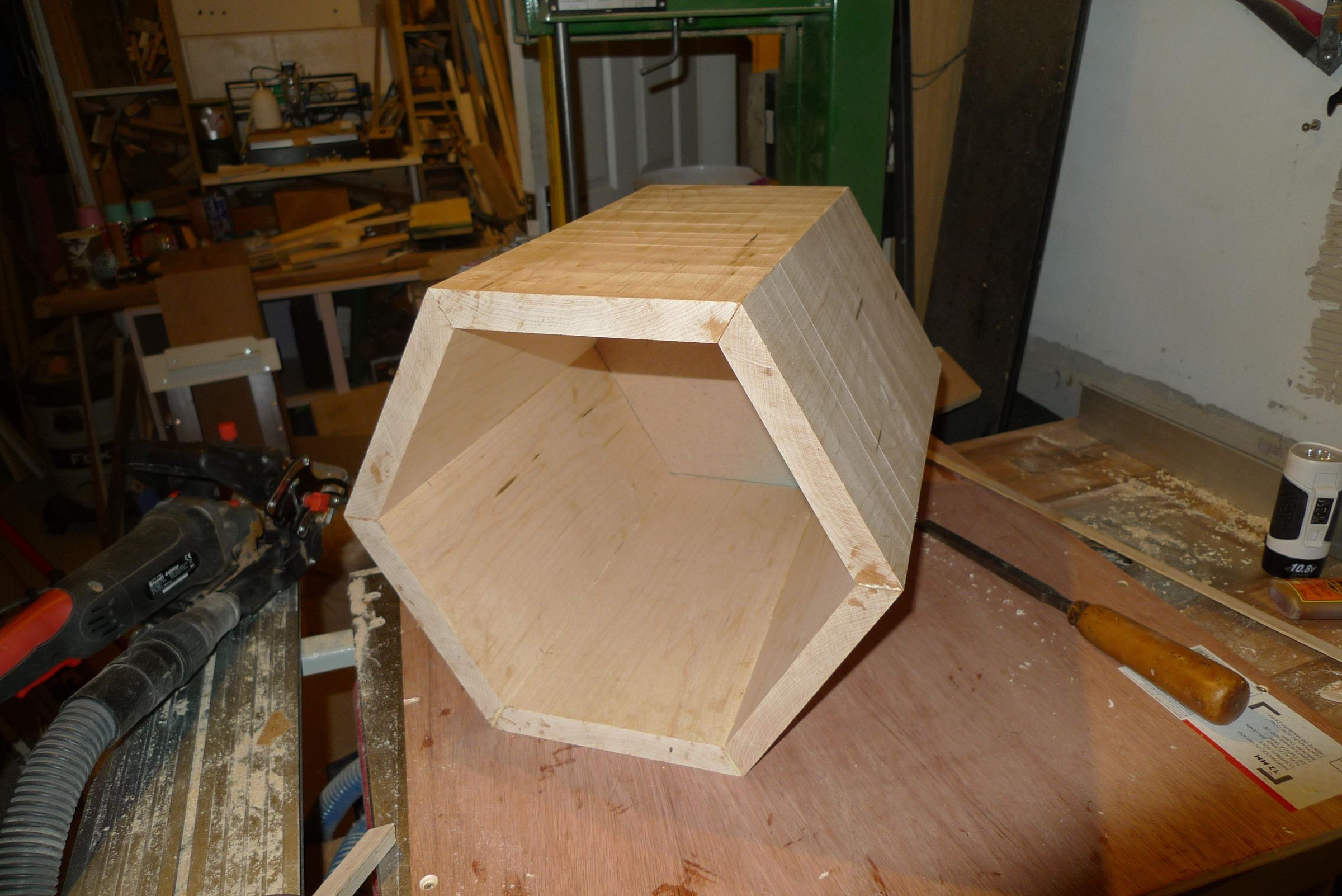 Hexagon Side Table With Drawer : 8 Steps (with Pictures) - Instructables