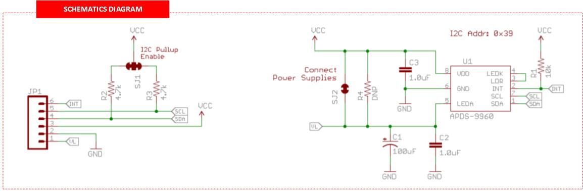 Wiring the APDS 9930 Ambient Light Sense / APDS 9960 RGB Gesture Sensor With Microcontroller ...