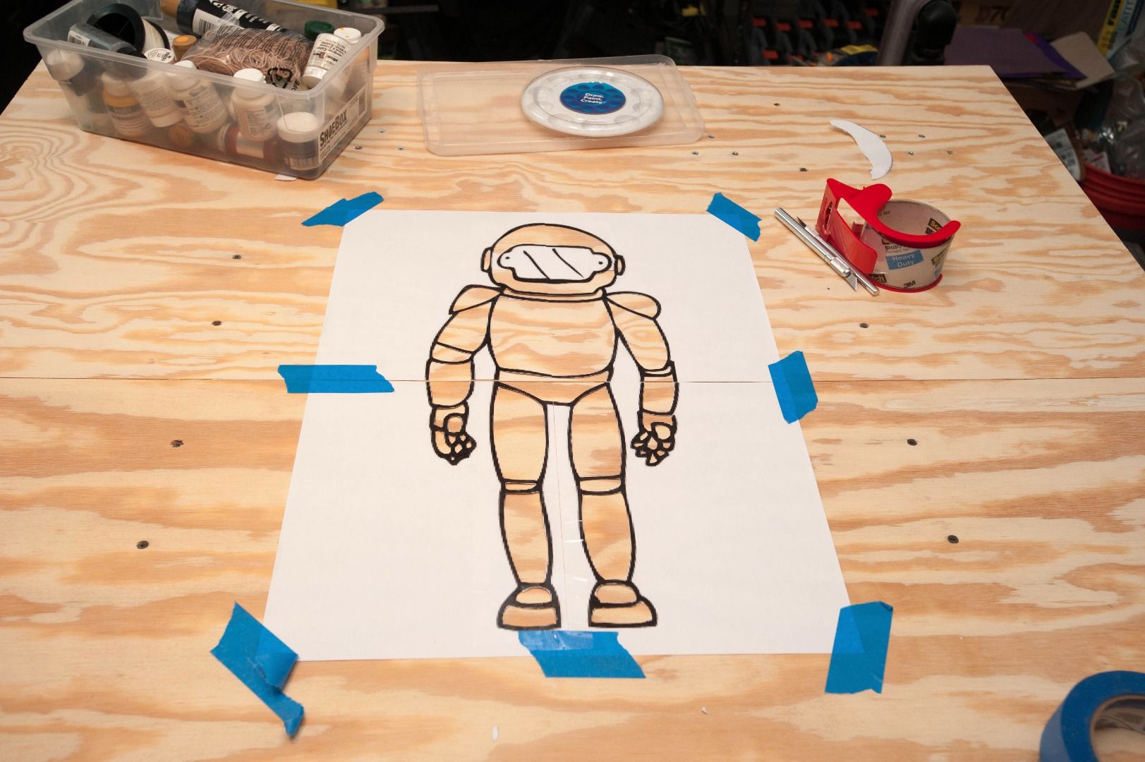 Folding Project Table : 5 Steps (with Pictures) - Instructables