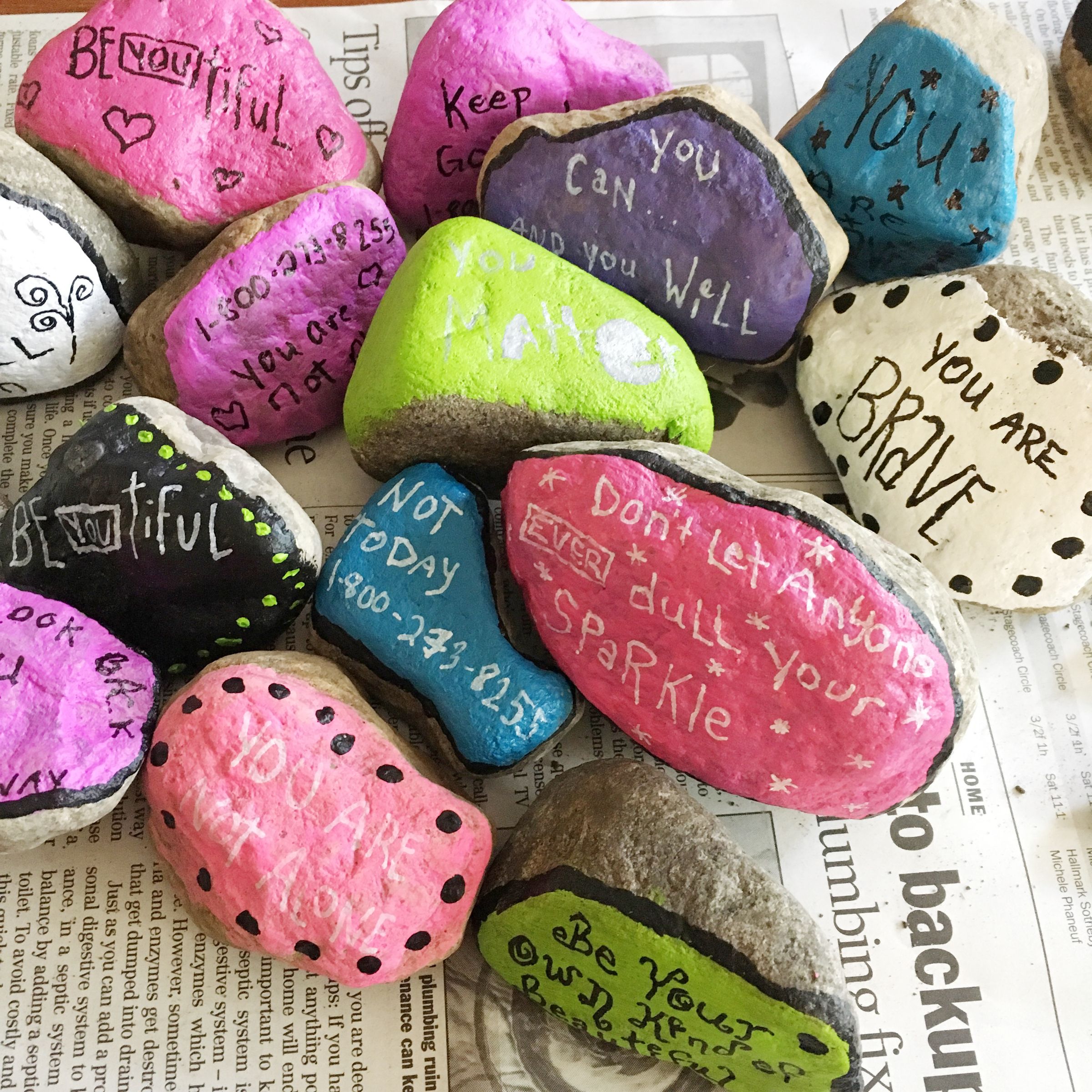 "Pick Me Up" Message Rocks : 6 Steps (with Pictures) - Instructables