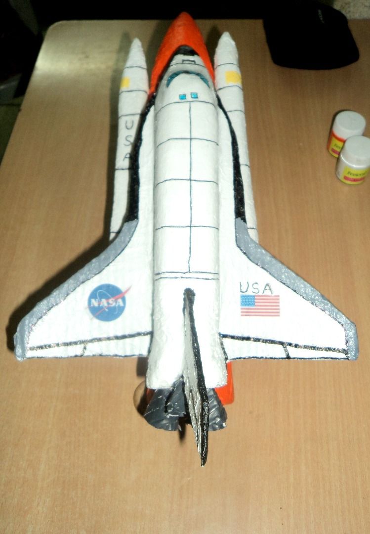 Homemade Space Shuttle Model