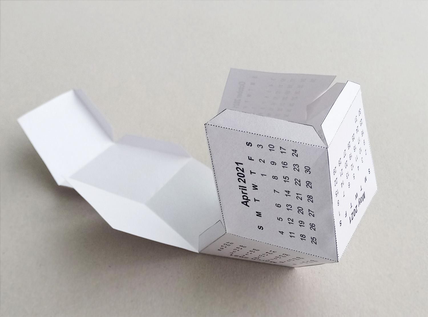 Choose Your 3D Calendar for 2021 : 4 Steps (with Pictures) - Instructables