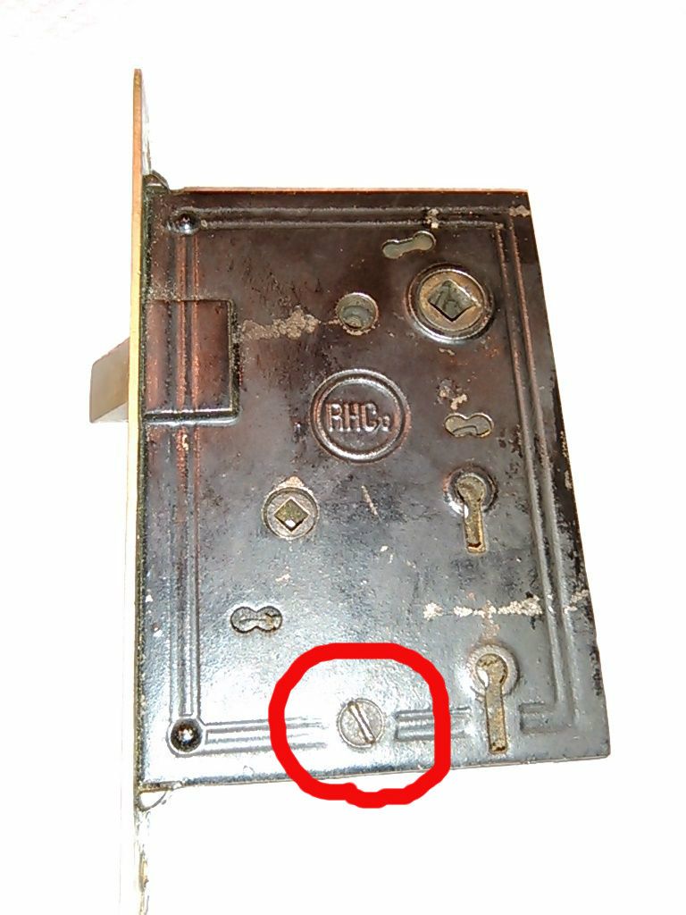 Vintage Skeleton Key And Lock