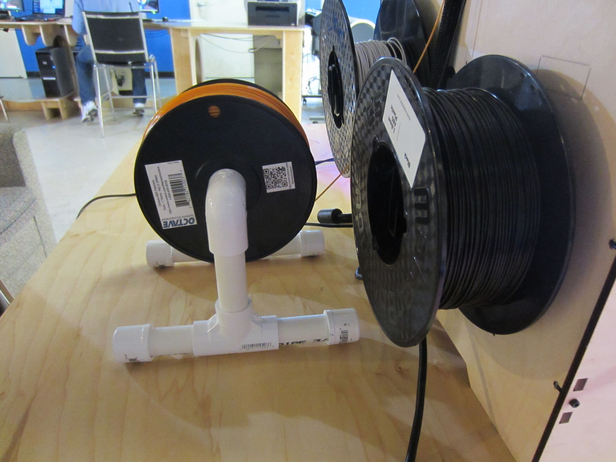 Low Cost 3D Printer Filament Spool Stand : 6 Steps - Instructables