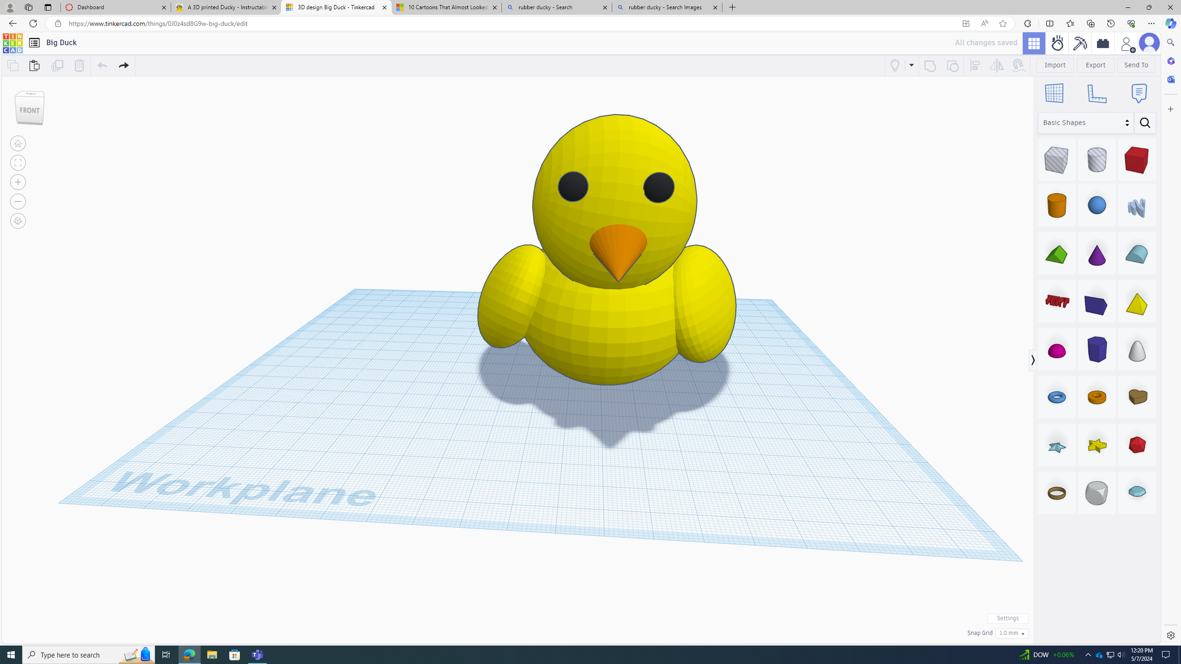 A 3D Printed Ducky Decoration : 7 Steps - Instructables