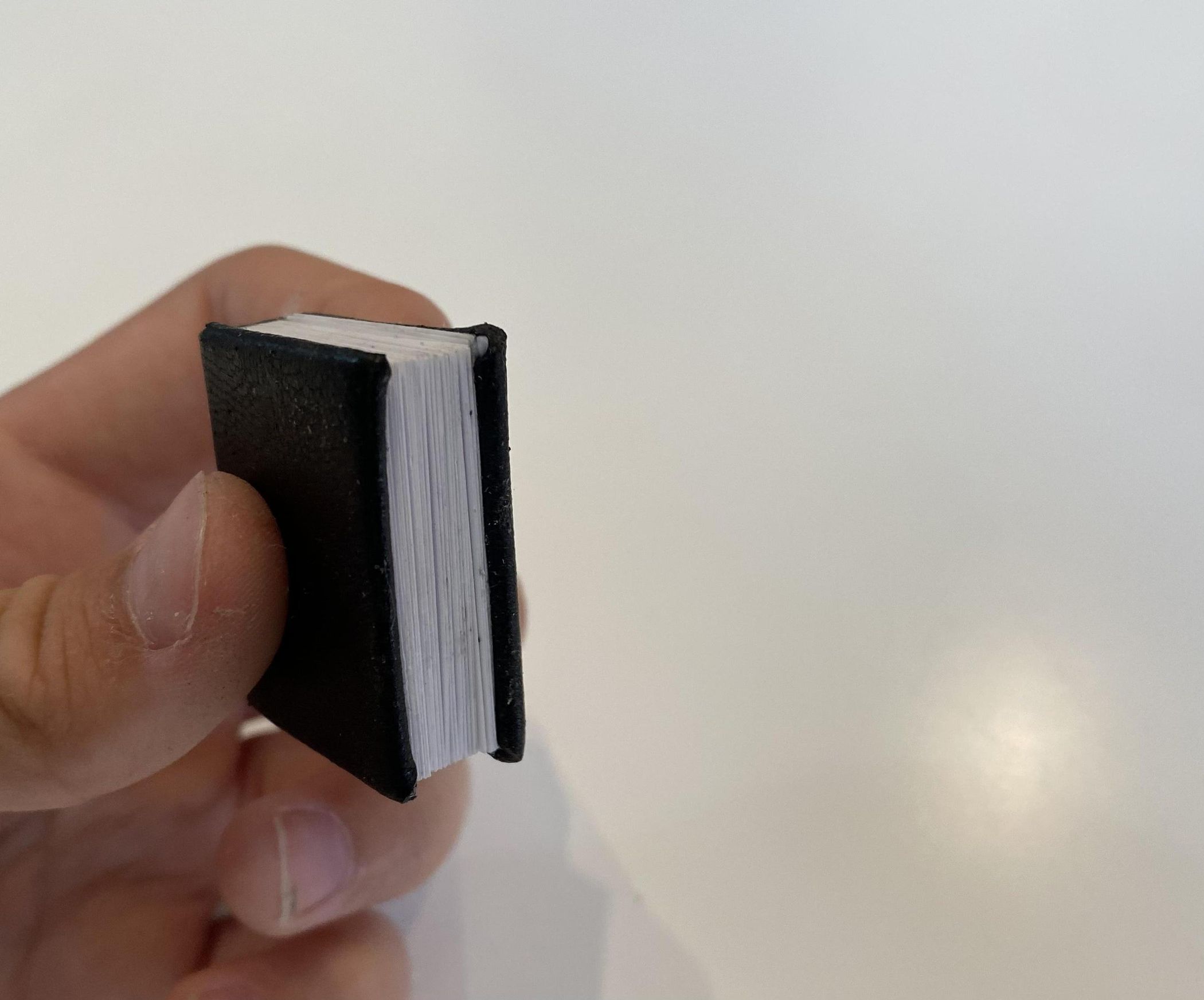 Miniature Book Made From Leather by Dylan : 6 Steps (with Pictures ...