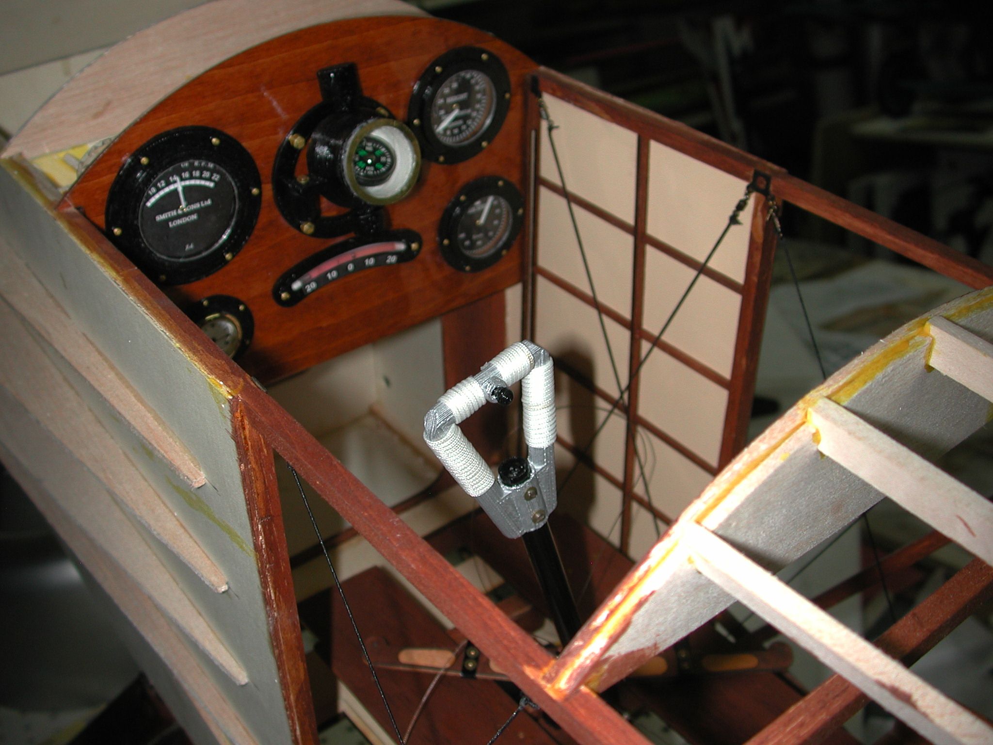 Sopwith Pup Instrument Panel and Le Rhone WW1 Engine (dummy Engine for ...