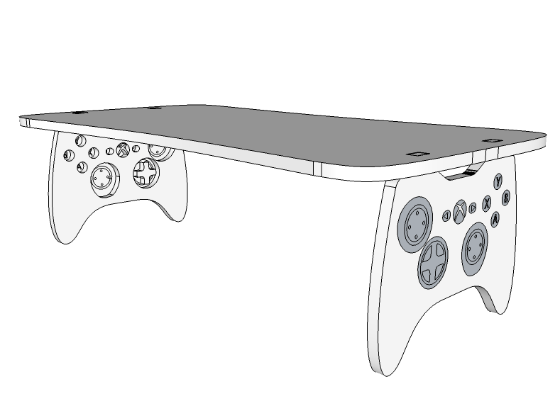 White Xbox 360 Stand