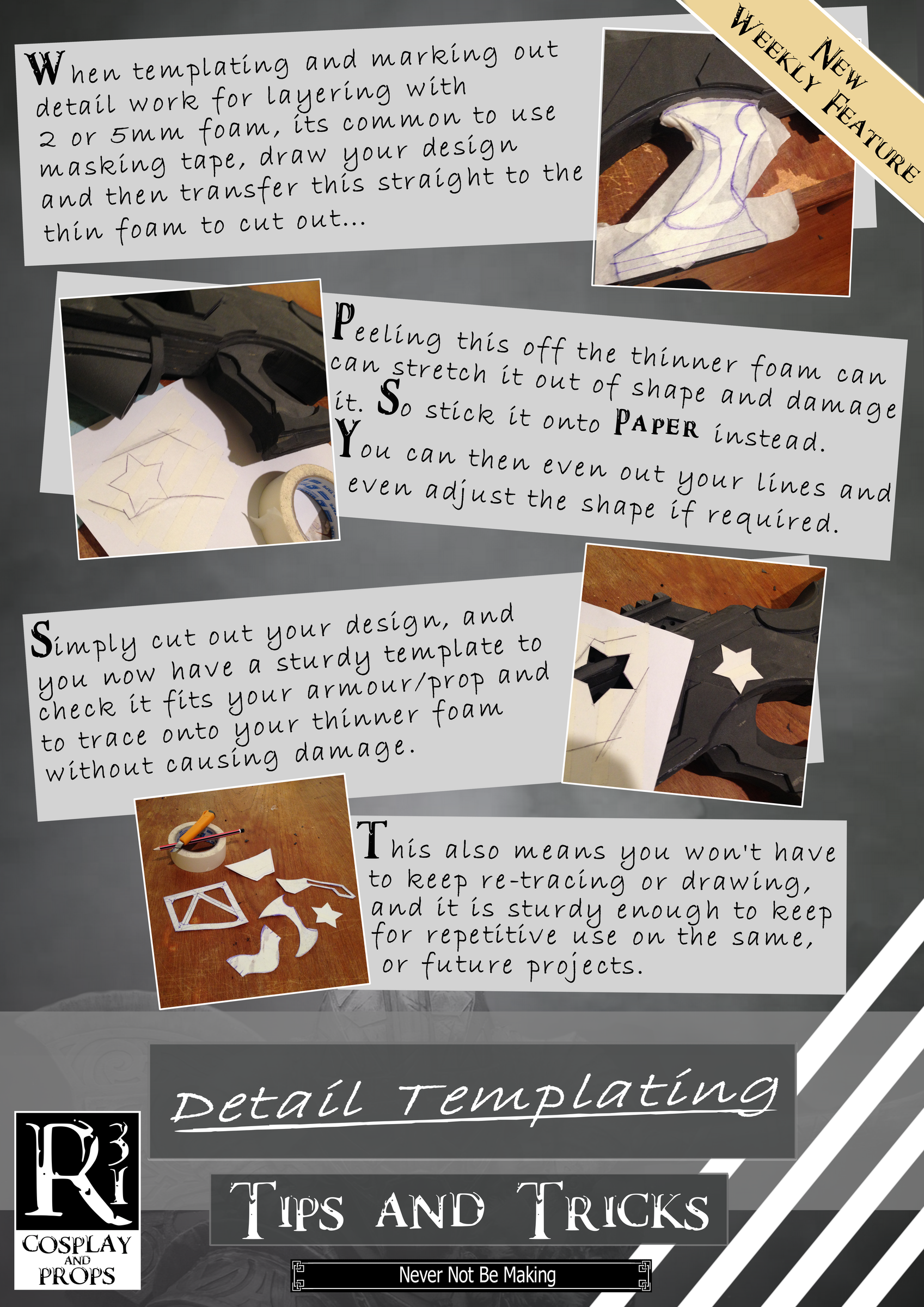 Working With Foam Tips and Tricks - Details and Templating : 4 Steps ...