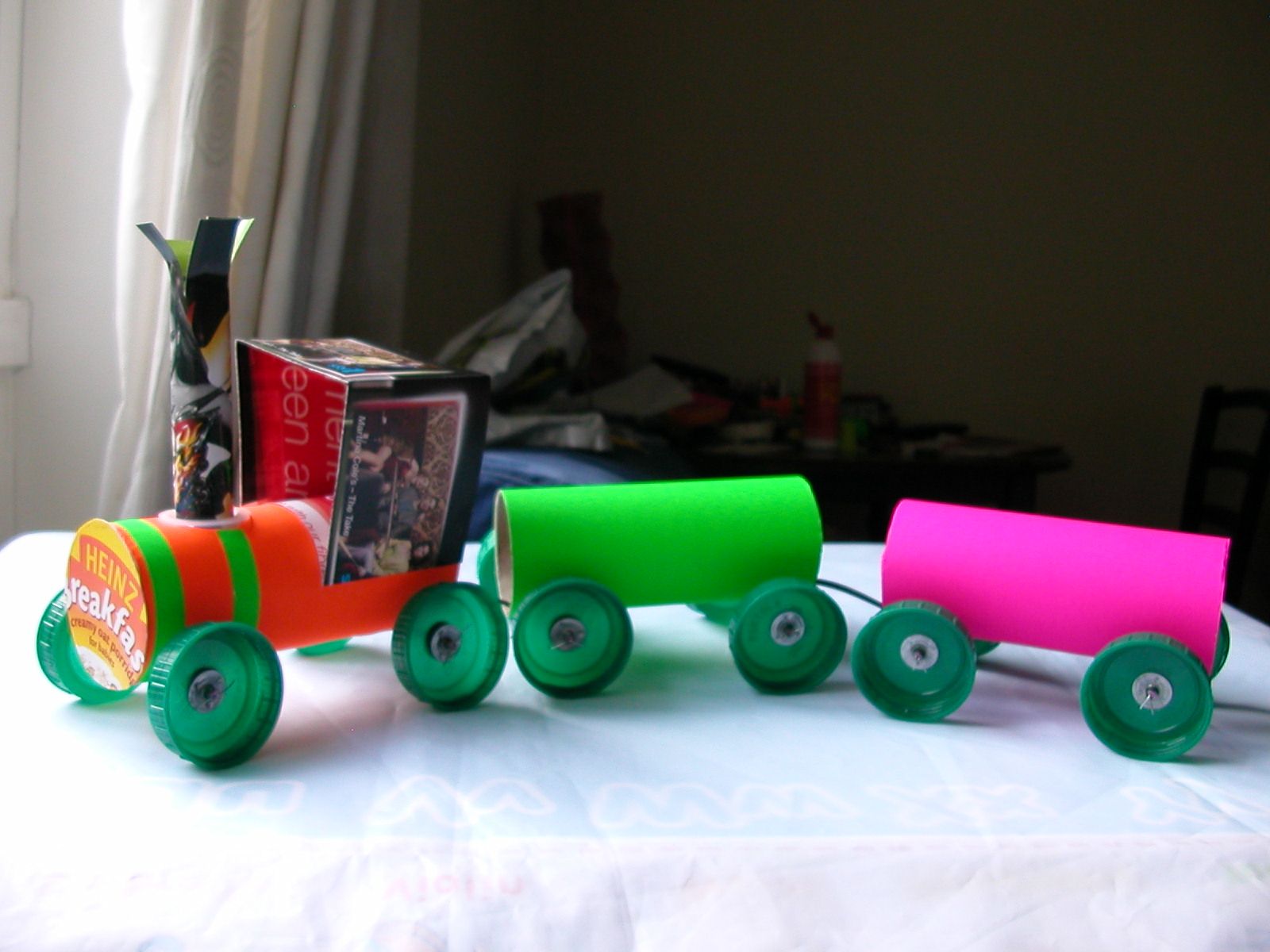 Breakfast Express - Toy Train From Toilet Roll Tubes : 7 Steps (with ...