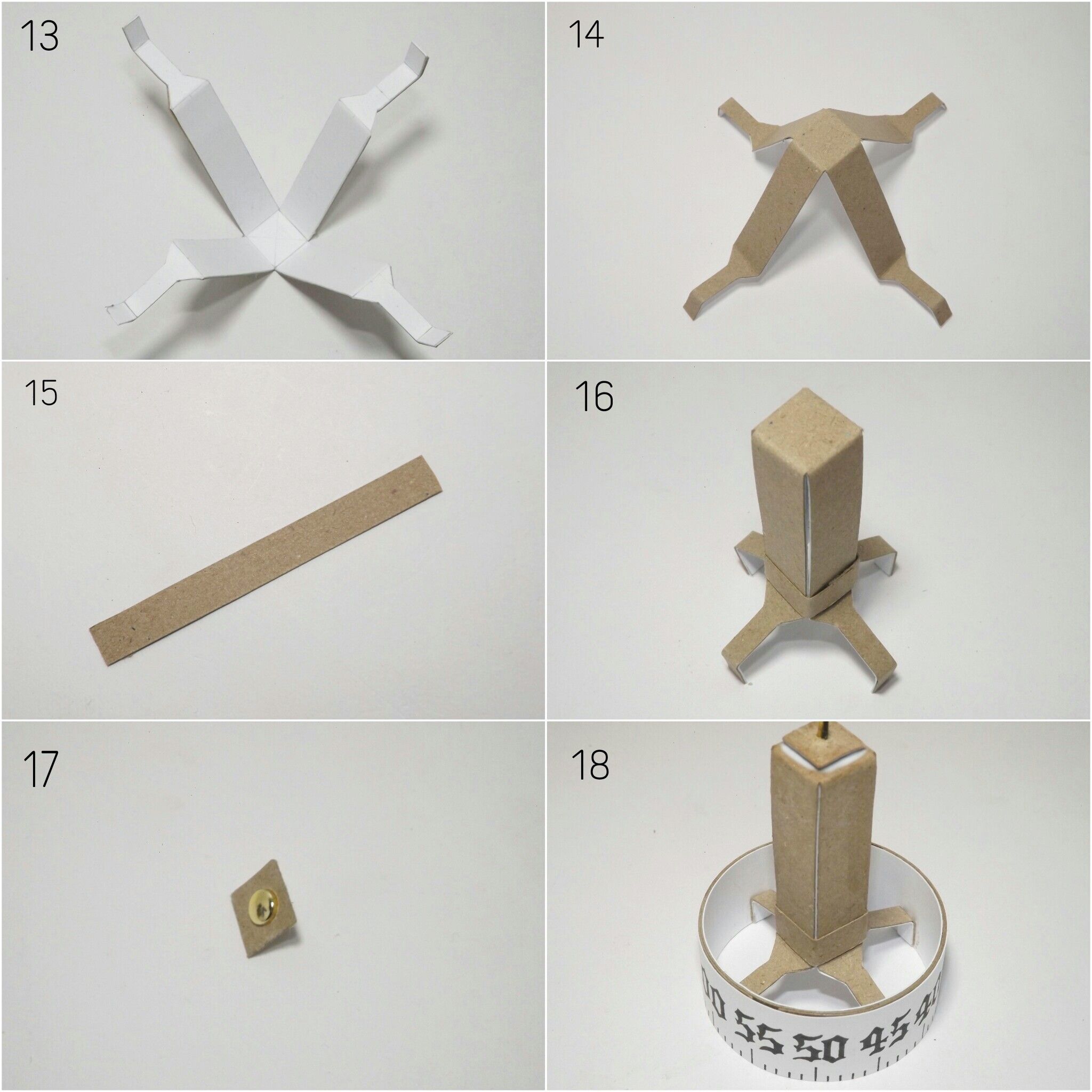Cardboard Paper Ring Clock : 10 Steps (with Pictures) - Instructables