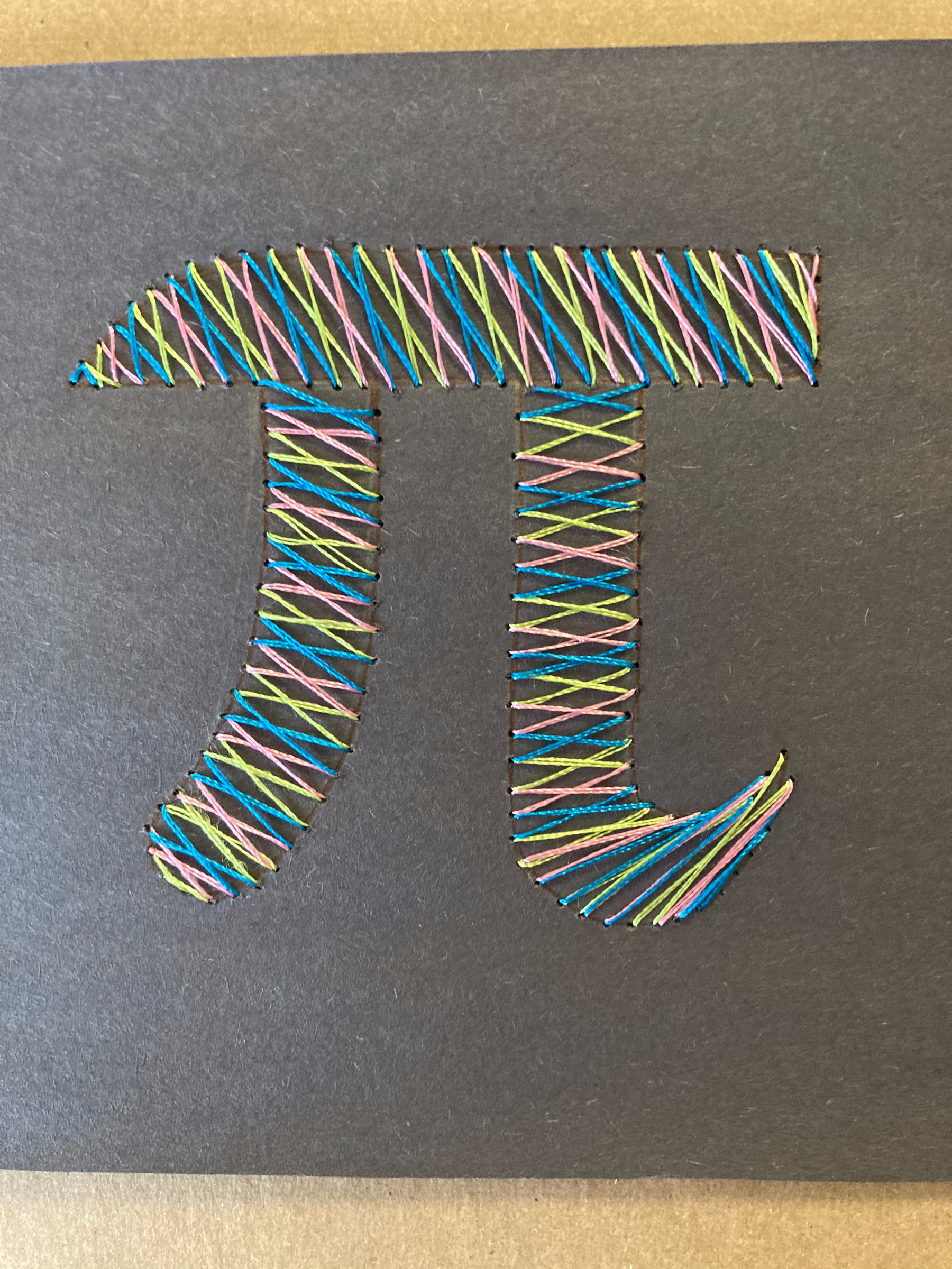 Pi Hand Embroidery on Paper : 9 Steps (with Pictures) - Instructables