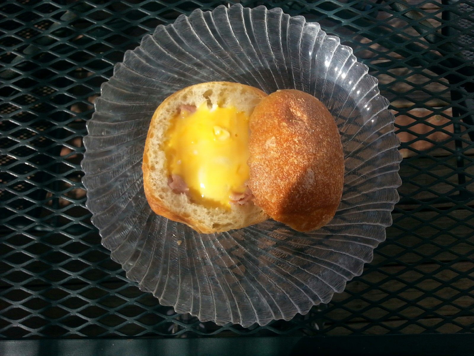 Campfire Ham, Egg & Cheese Bread Bowl : 5 Steps (with Pictures ...