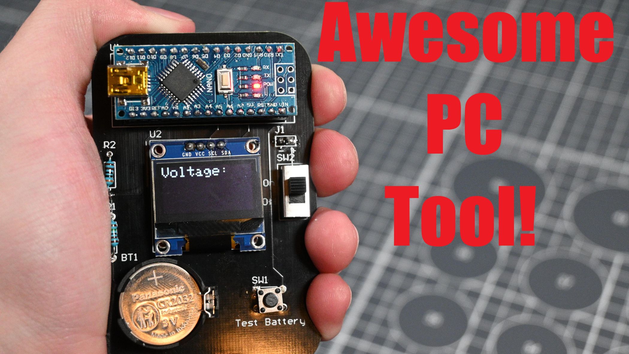 CMOS Battery Tester V2 : 5 Steps - Instructables