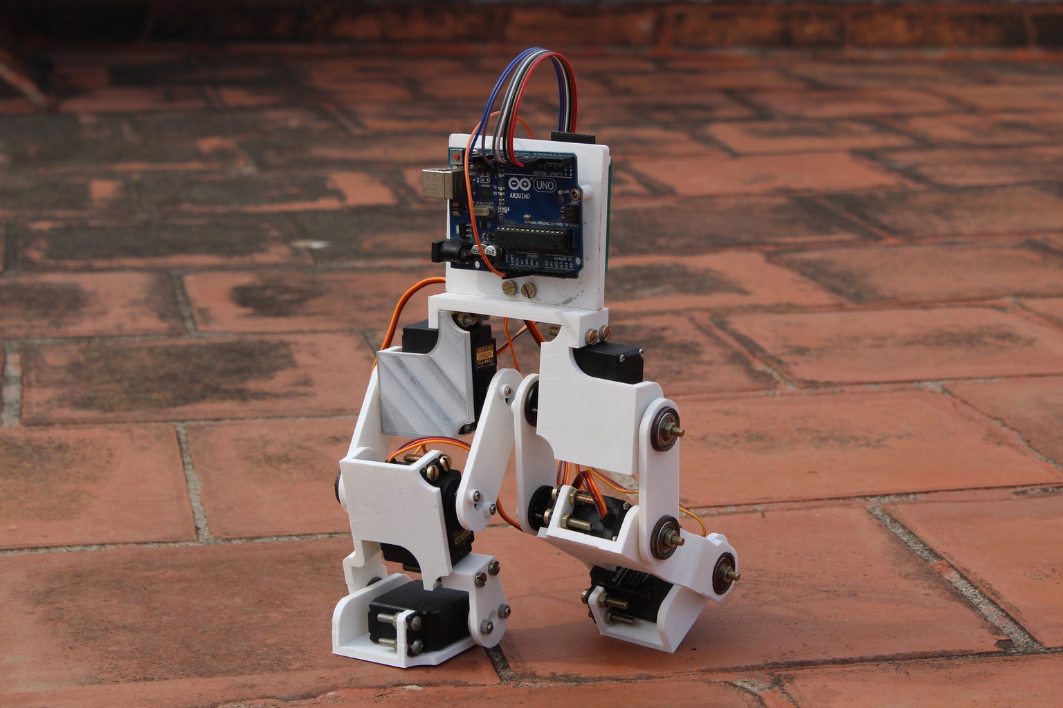 Arduino Controlled Robotic Biped 13 Steps With Pictures Instructables