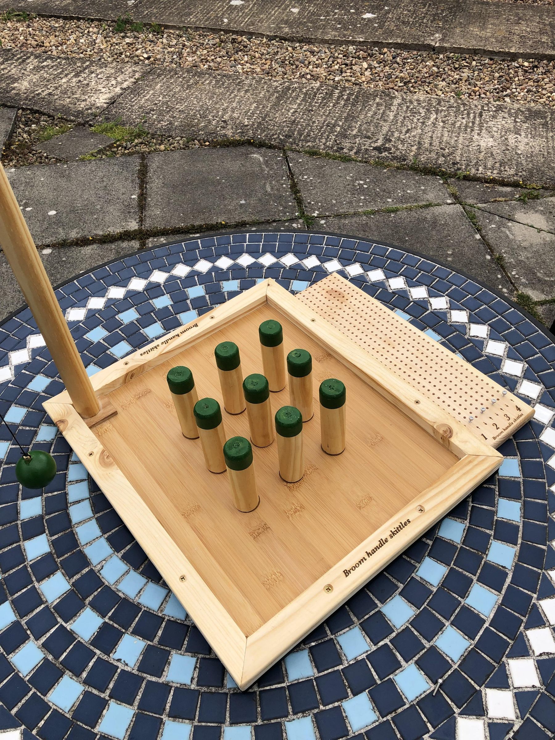 Broom Shaft Bar Skittles for the Garden : 5 Steps (with Pictures ...